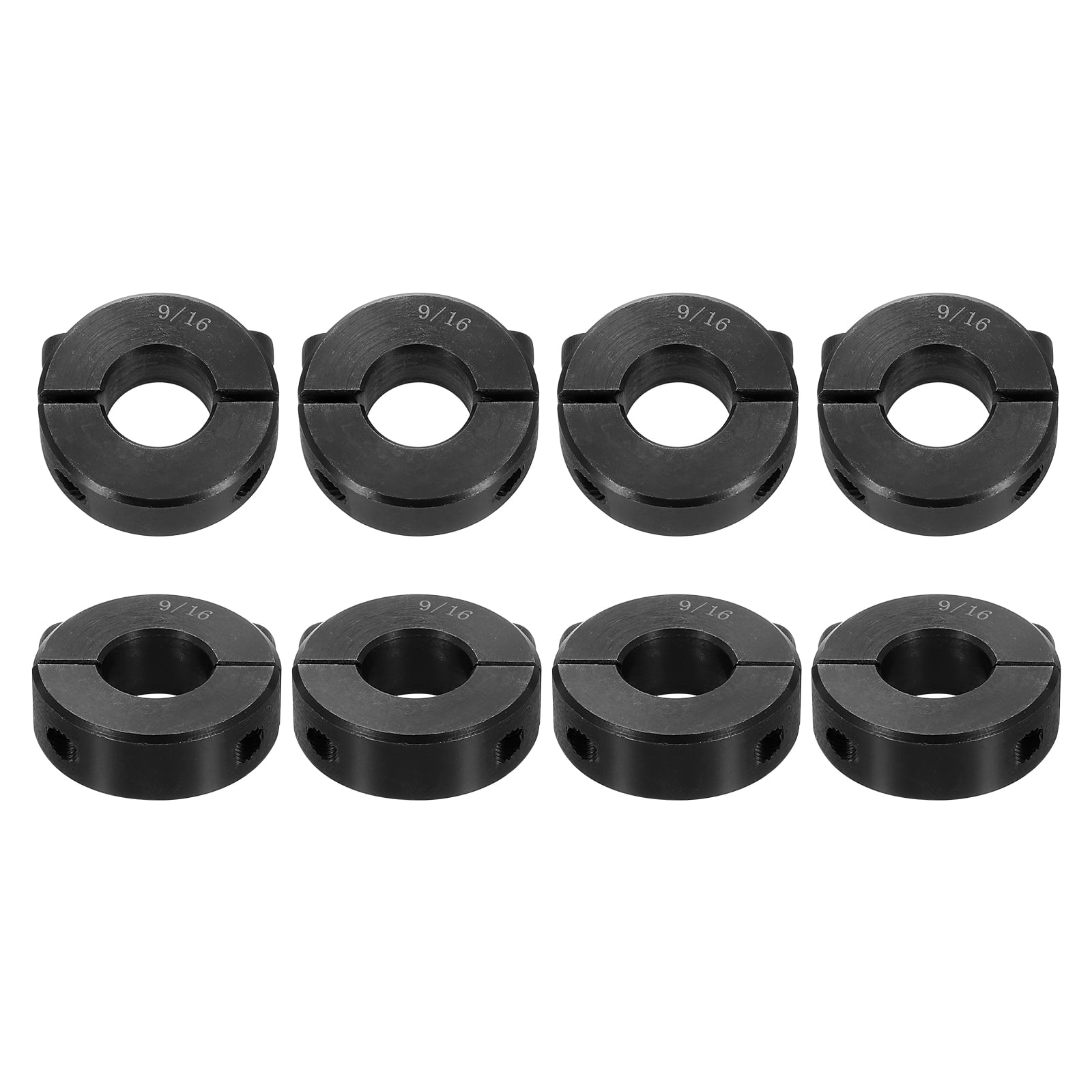 8pcs Double Split Shaft Collar for 9/16" Shaft, Two-Piece Clamping ...