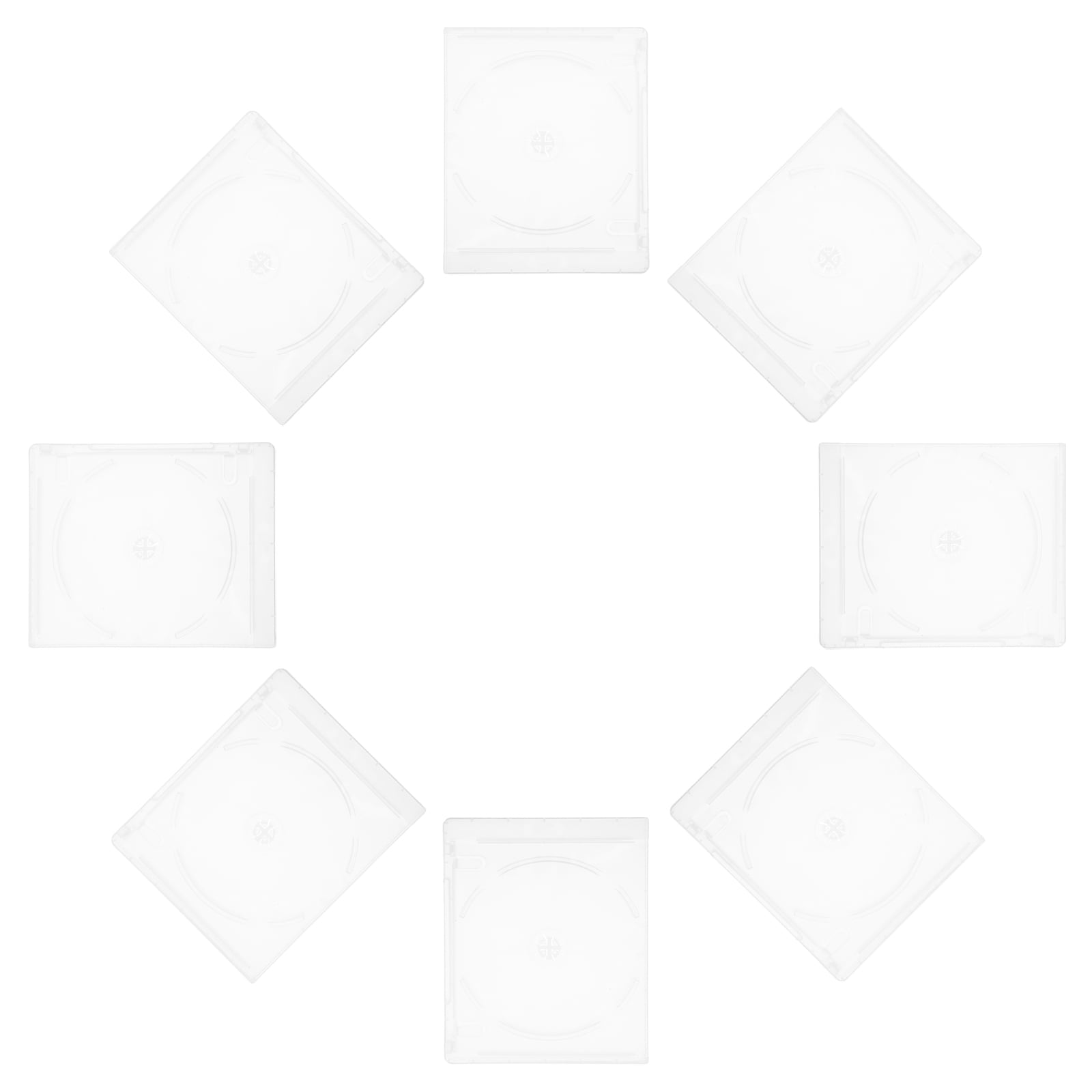 8 Pcs CD Case Disk Storage Manager Disc Organizer Disc Station Car CD ...