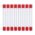 8pcs Empty Storage Tubes Clear 8.26 Inch Long ID 0.78 Inch Rigid ...