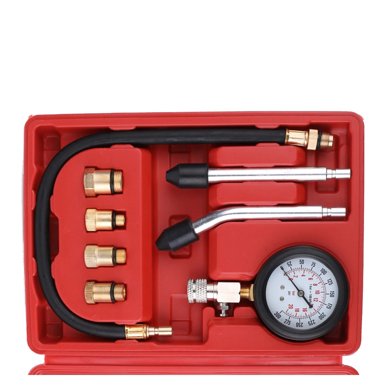 8pcs Engine Cylinder Compression Tester Kit Automotive Tool ...