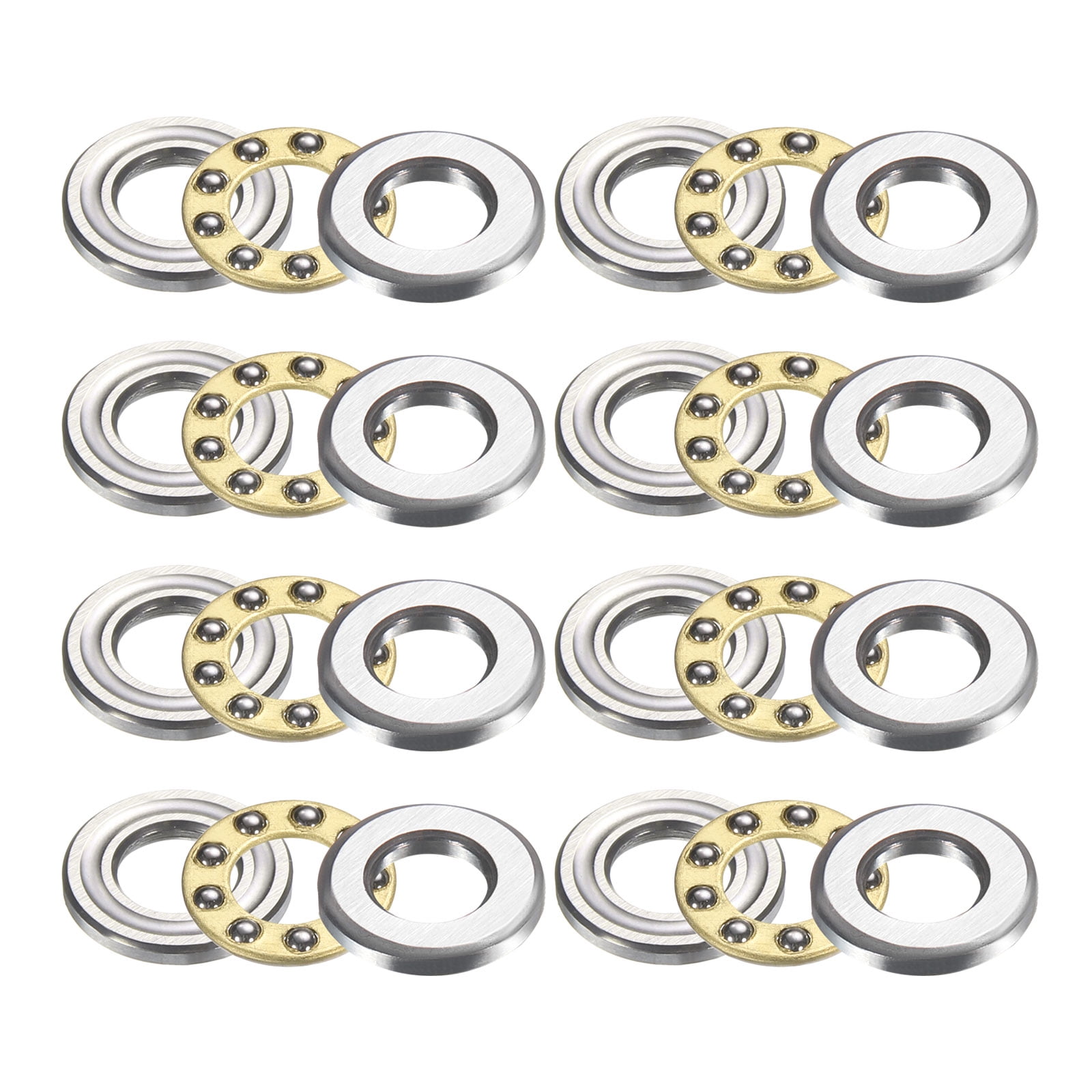 8pcs F5-10M Thrust Ball Bearings, 5mm x 10mm x 4mm Miniature Thrust ...