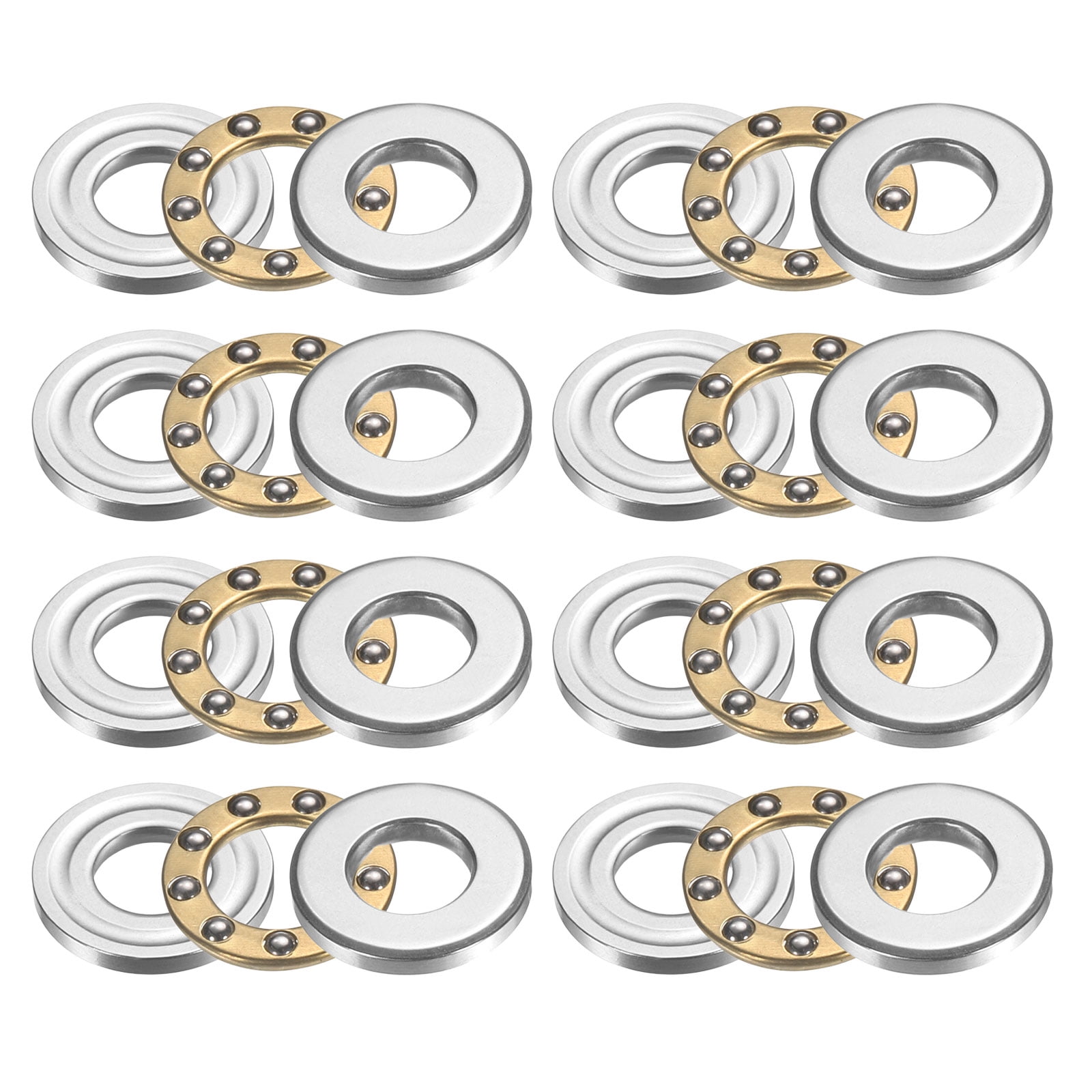 8pcs F5-11M Thrust Ball Bearings, 5mm x 11mm x 4.5mm Miniature Thrust ...