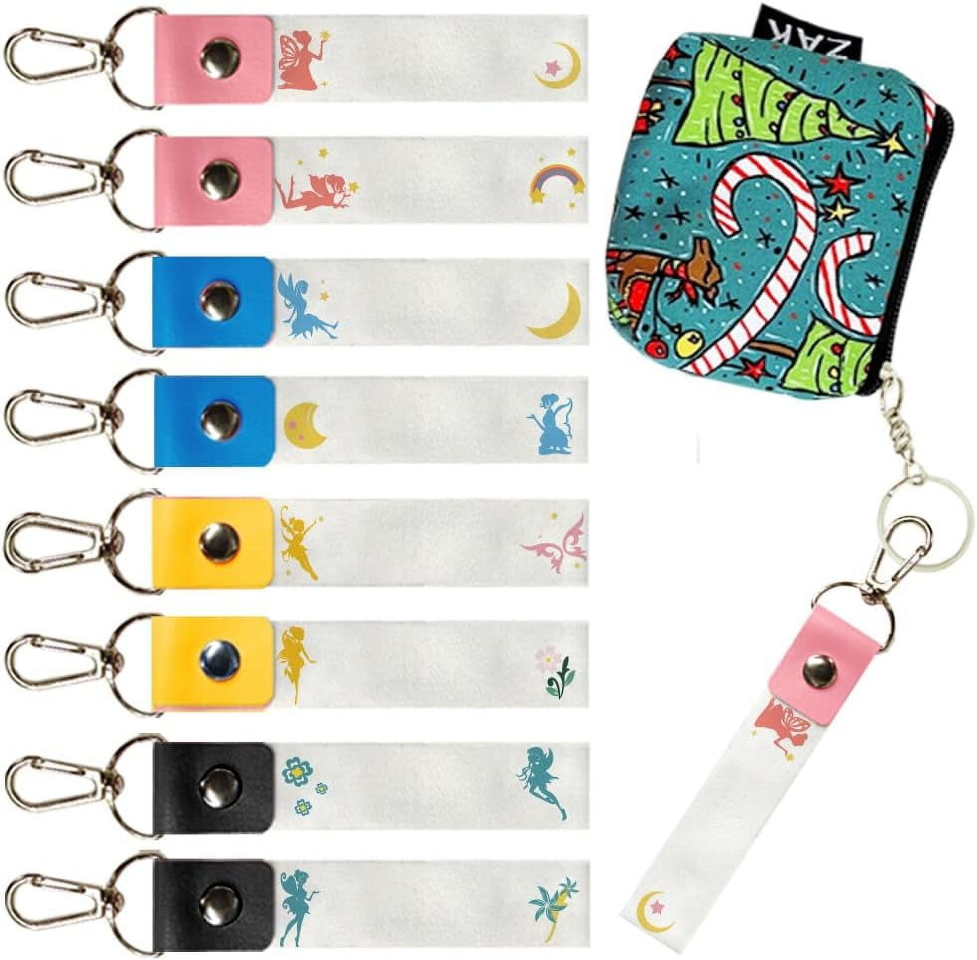 8pcs Fairy Theme Name Tags 5.1x0.8 Inch PU Leather Cotton Name Tags ...