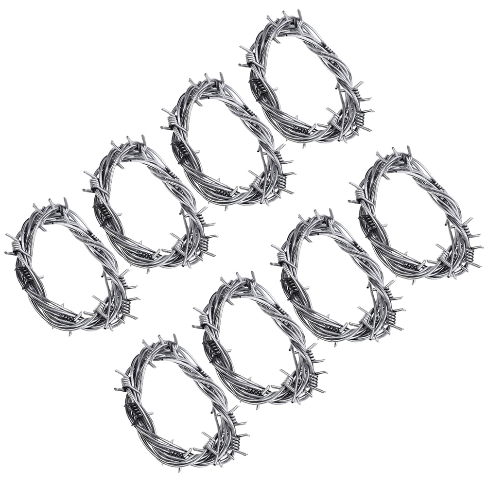 8pcs Fake Barbed Wires Halloween Barbed Wires Decoration Wire Prop ...
