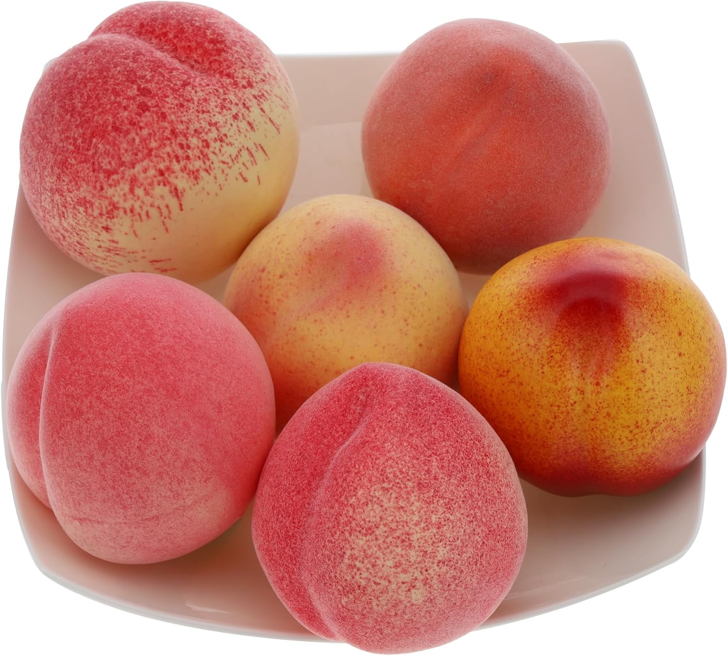 8pcs Fake Mixed Peach Collection Artificial Peaches Fruits Home Party ...