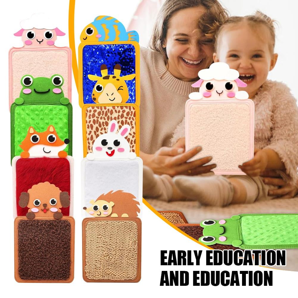 8pcs Felt Sensory Mat Infant Hand Eye Exercise Sensory Mat Early ...