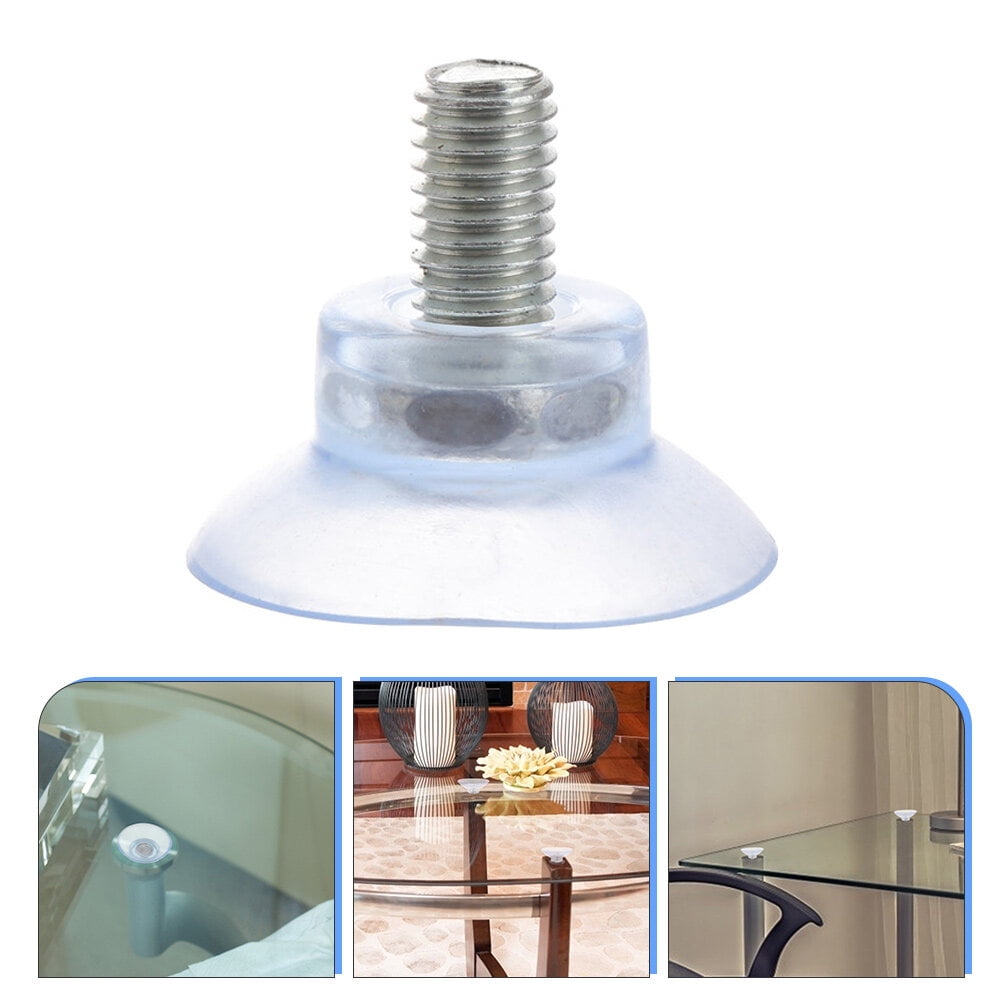 8pcs Furniture Desk Glass Rubber Transparent Anti- Collision Suction ...