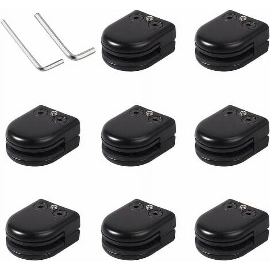 8pcs Glass Clamp 8-10mm Stainless Steel Glass Holder Glass Clip ...