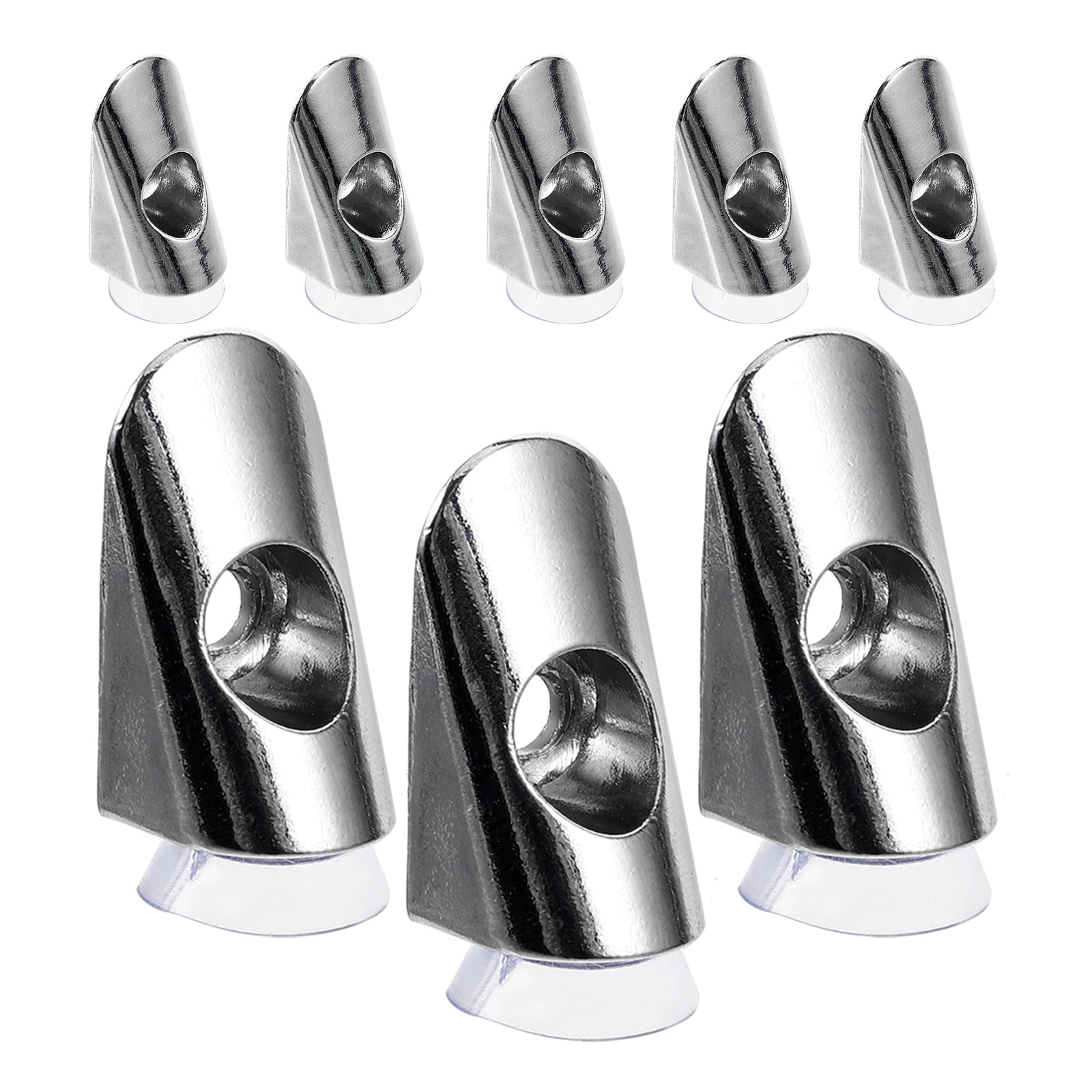 8pcs Glass Brackets Fixed Clamps for Bathroom Shelf Display Support ...