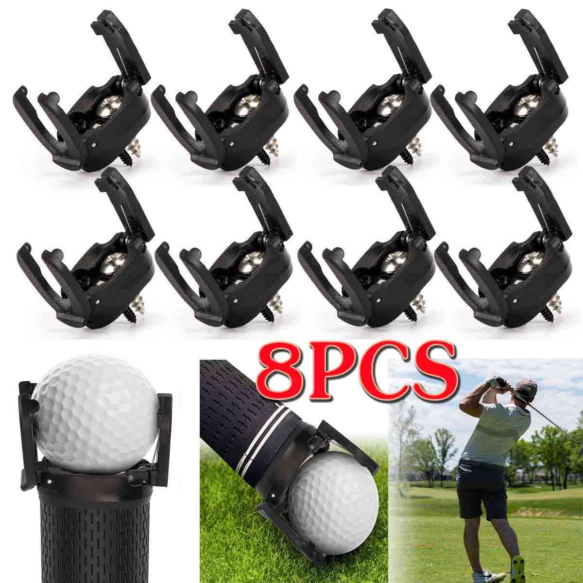 8pcs Golf Ball Pick Up Tool Saver Claw Put-On Putter Grip Retriever ...