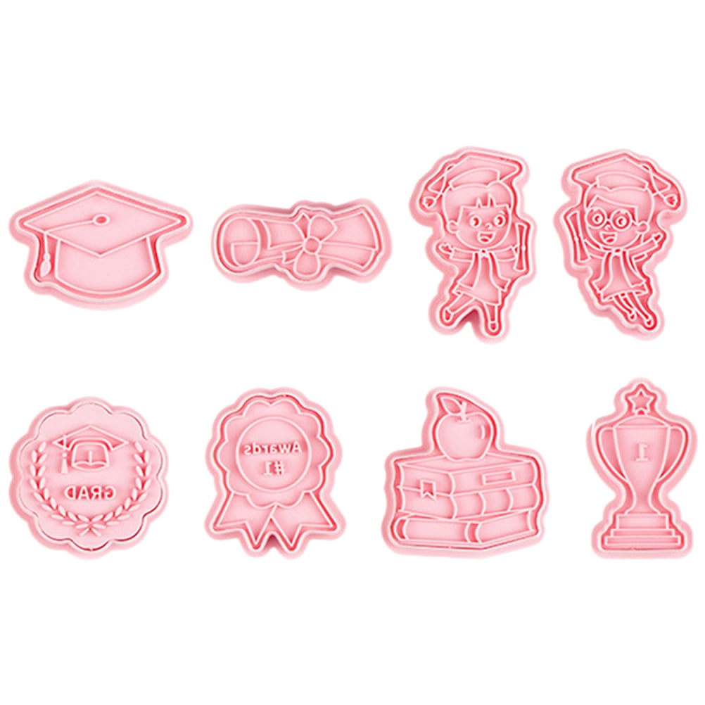 8pcs Graduation Style Cookie Cutters Biscuits Molds Baking Tools ...