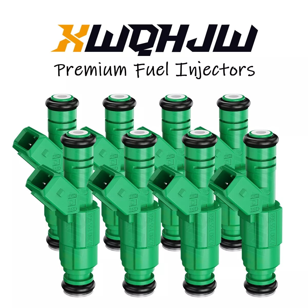 8pcs Green Giant Fuel Injector for Chevy Ford Mustang 42lb 440cc ...