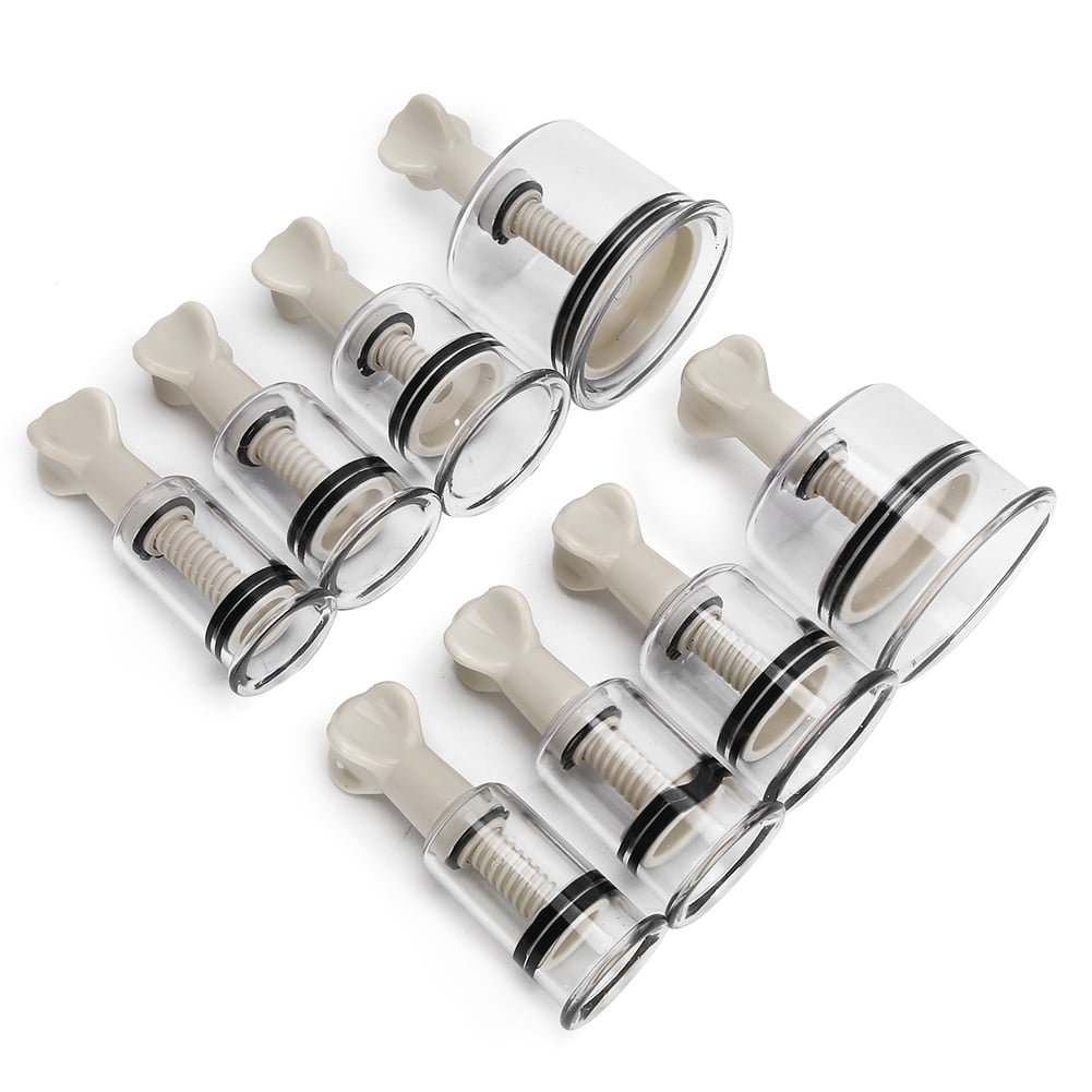 8pcs Hand Twisting Rotational Acupunture Vacuum Cupping Set Massage ...