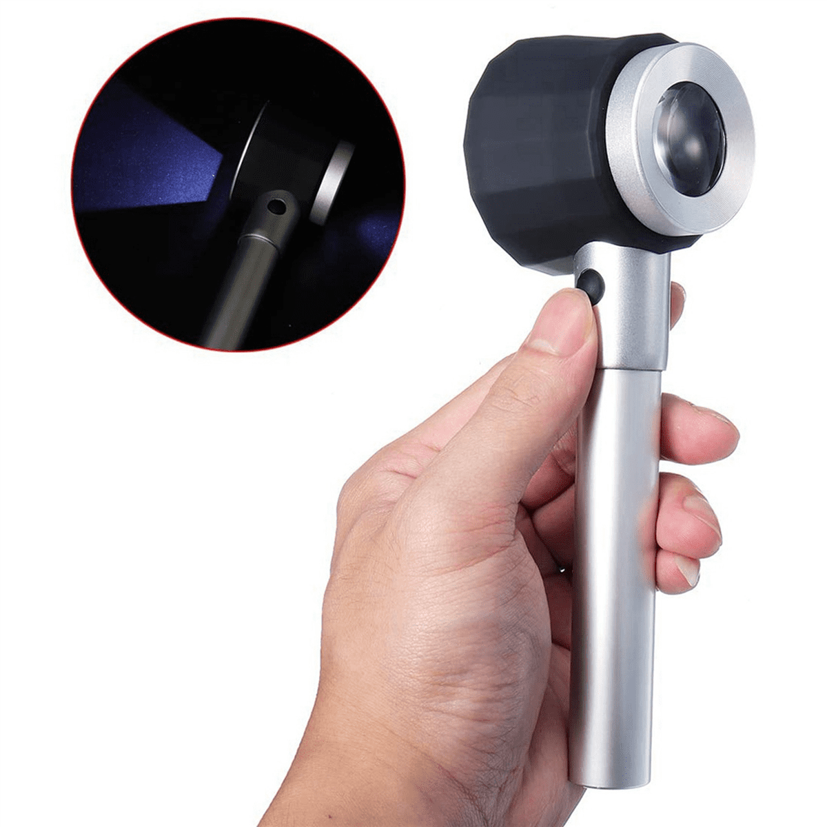 8pcs Handheld 45X Folding Linen Tester Metal Magnifiers Cloth Thread ...