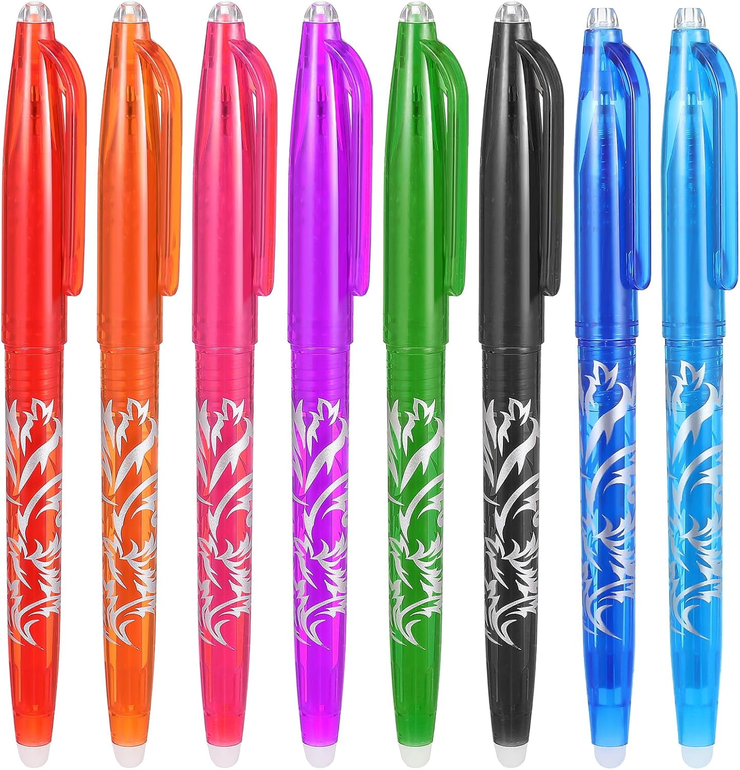 8pcs Heat Erasable Pens for Fabric, Fabric Marking Pens Fabrics Markers ...