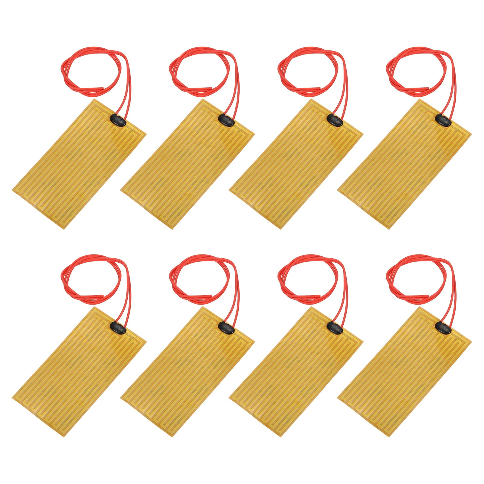 8pcs Heater Film Heating Plate 14W 12V Polyimide Adhesive Heat Pad ...