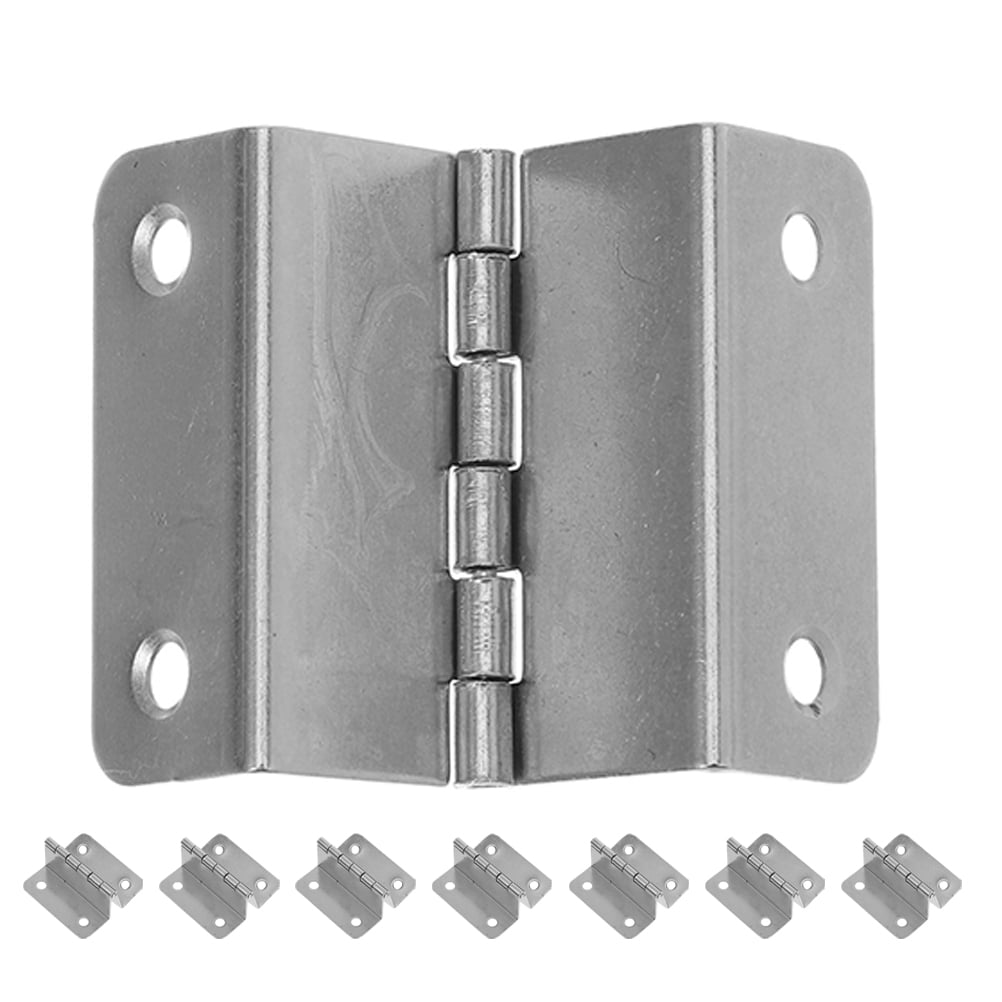8pcs Heavy Duty Metal Hinges For Cabinet Doors 4-Hole Folding Hinges ...