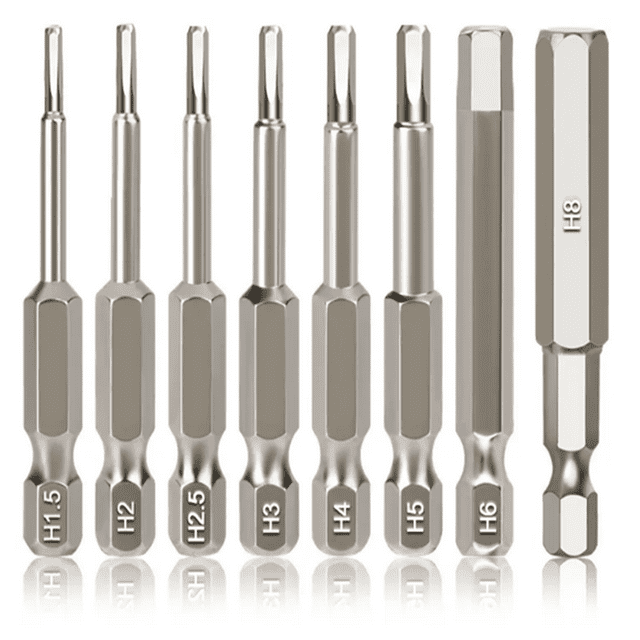 Tonsiki Hex Head Allen Wrench Drill Bits Set, 8 Pieces - Walmart.com