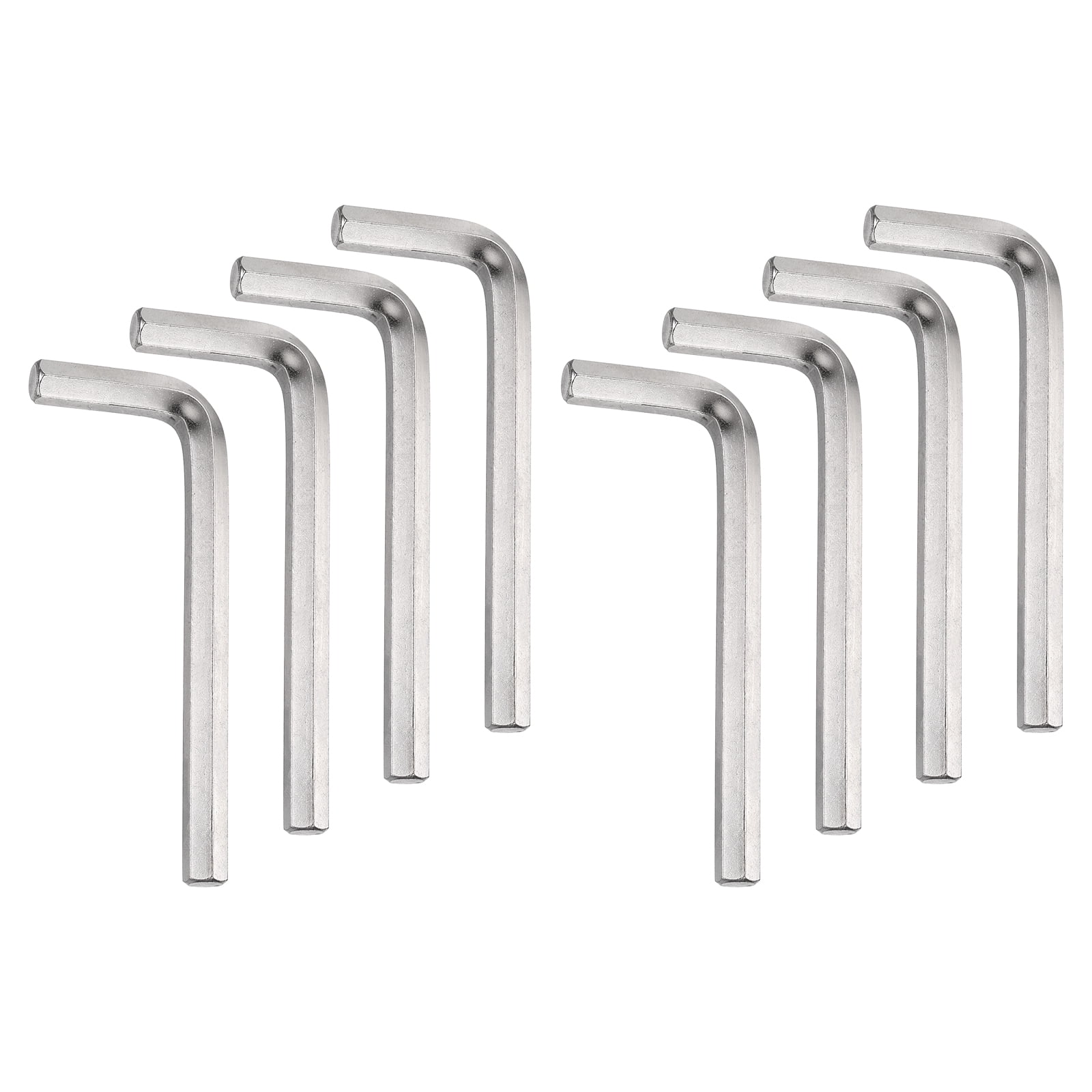 8pcs Hex Key Wrench 8mm L-Shape Hexagon Metric Wrenches Silver ...