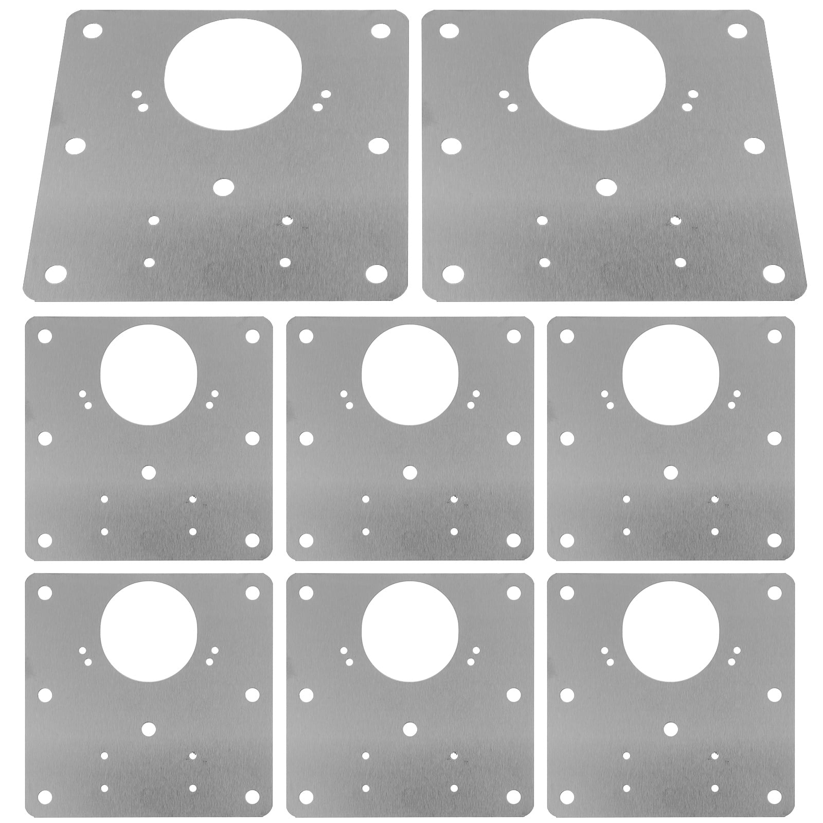 8pcs Hinge Repair Plates Stainless Steel Hinge Filler Plates Door Hinge ...