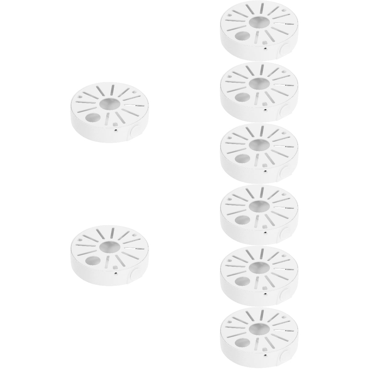 8pcs Junction Box Wall Ceiling Mount Electric Power Cord Boxes for CCTV ...