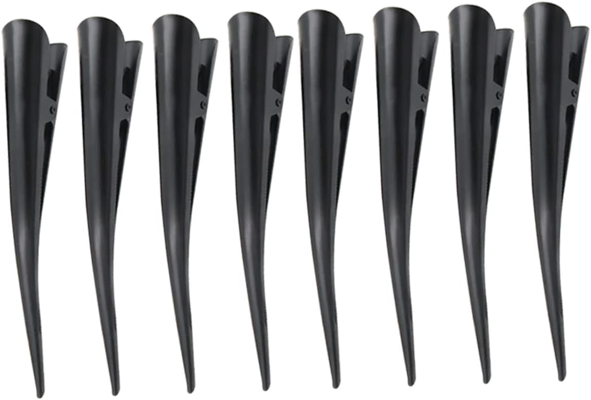 8pcs Large Horn Clip Metal Hair Claw Clips Hair Styling Clips Korean ...
