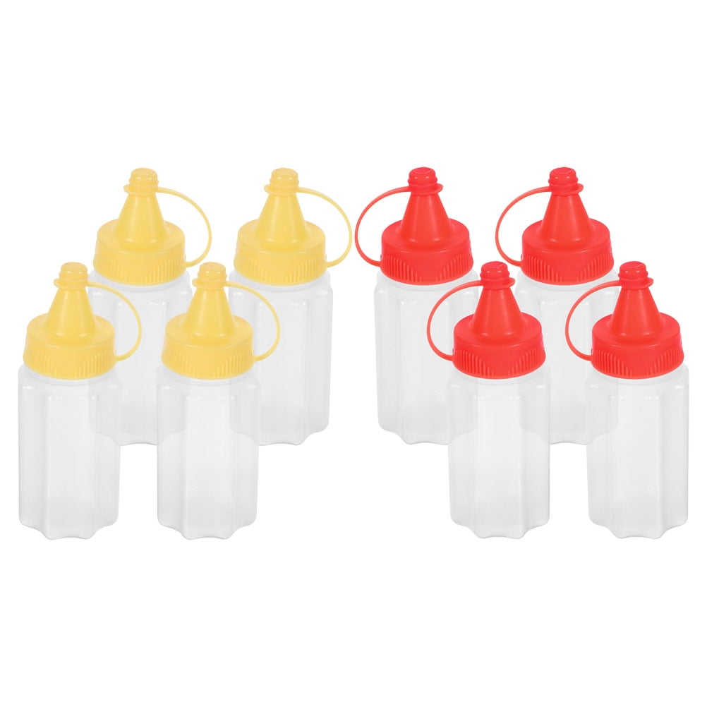 8pcs Leak Proof Mini Sauce Bottles Portable Condiment Containers Mini ...