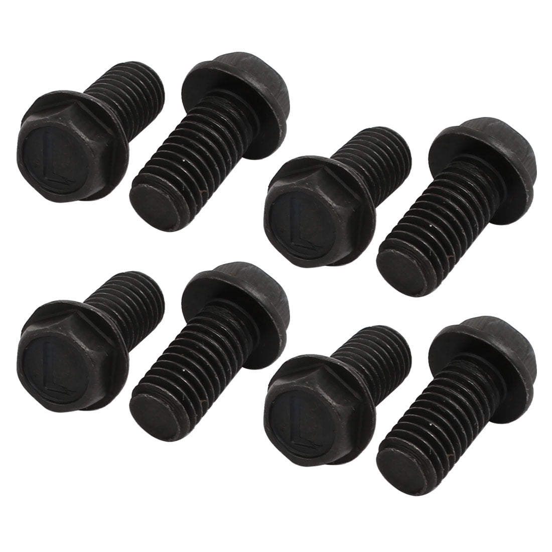 8pcs M8x16mm 8.8 Grade Hex Head Flange Left Hand Thread Bolt for ...
