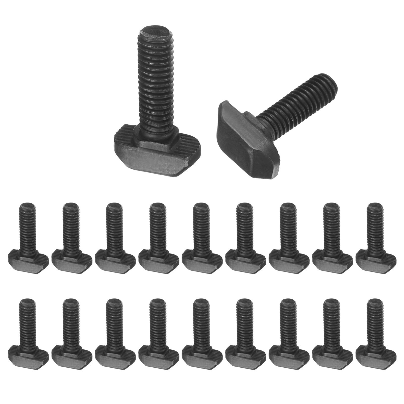 8pcs M8x16mm t Slot Drop-in Bolt Carbon Steel Hammer Head Bolts with M8 ...