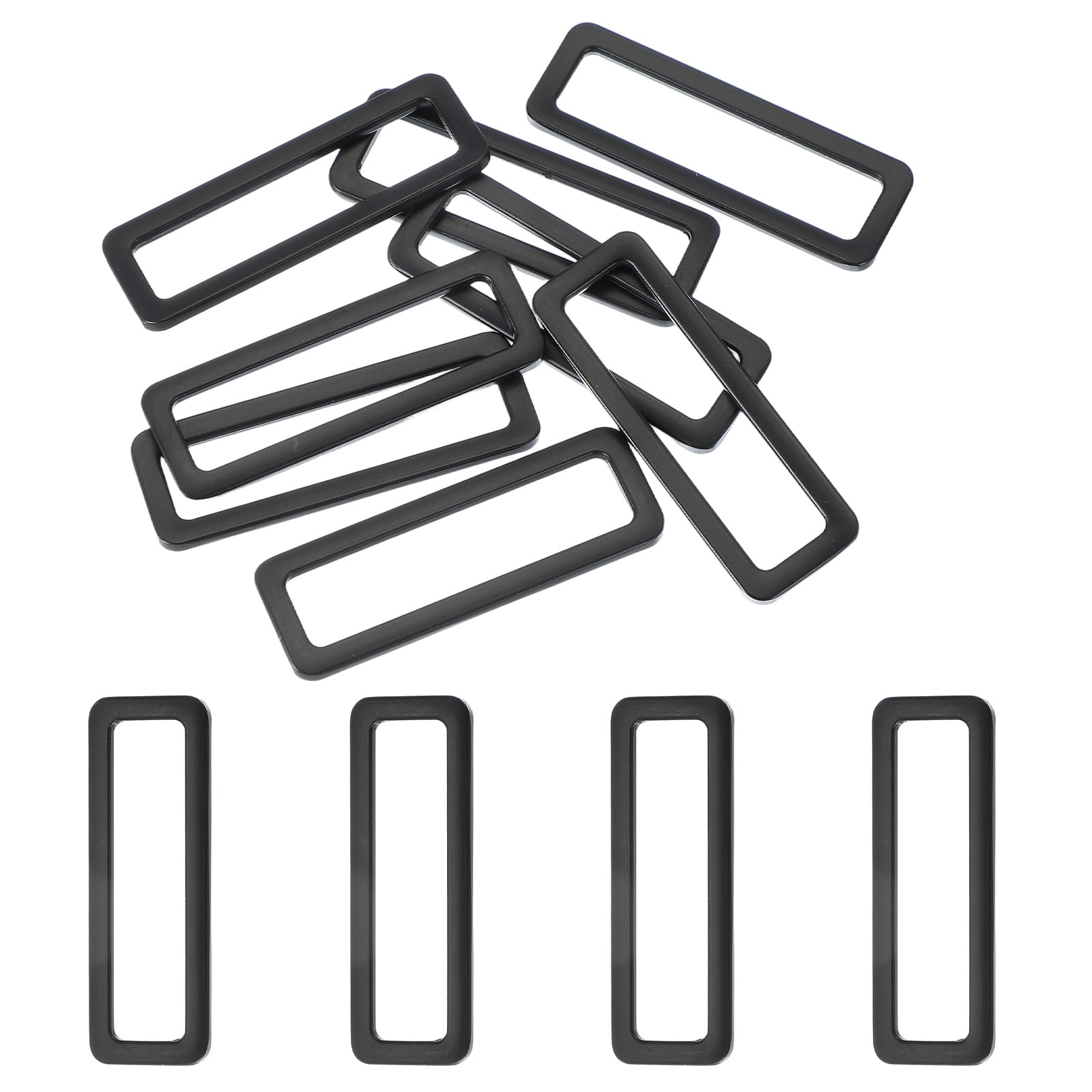8pcs Metal Flat Rectangle Ring, 50mm(2inch) Metal Rectangular Buckle ...
