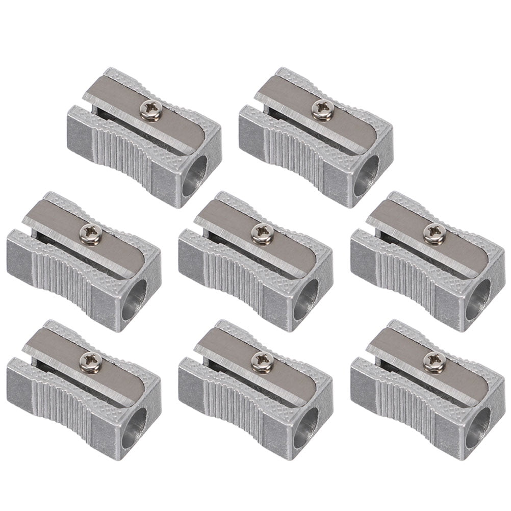 8pcs Metal Pencil Sharpeners Small Pencil Sharpener Manual Sharpeners ...
