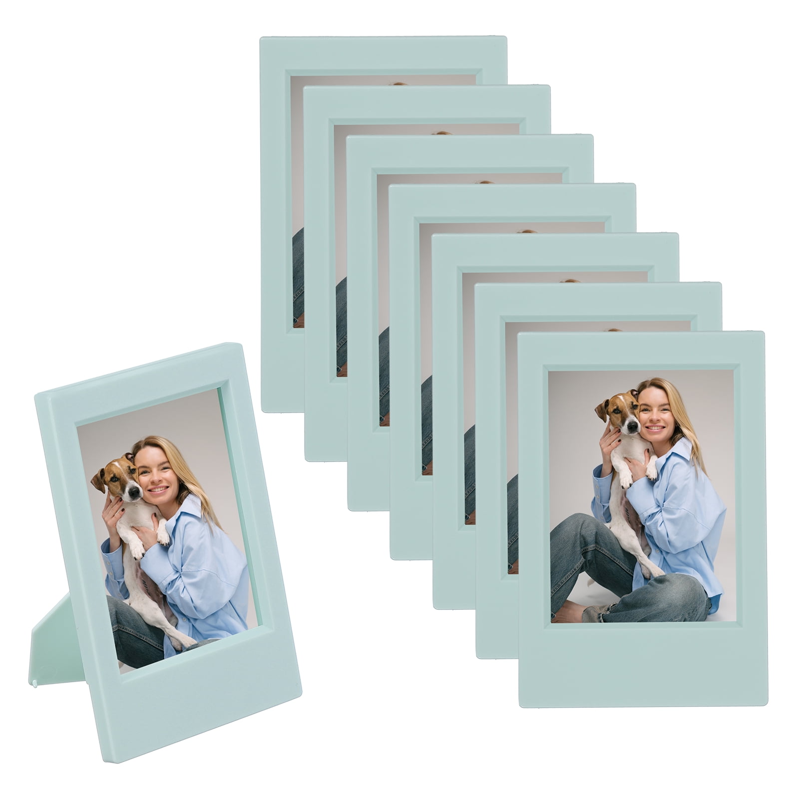 8pcs Mini Picture Frames, 2.4 x 3.6 Inch Rectangular Film Photo Frame ...