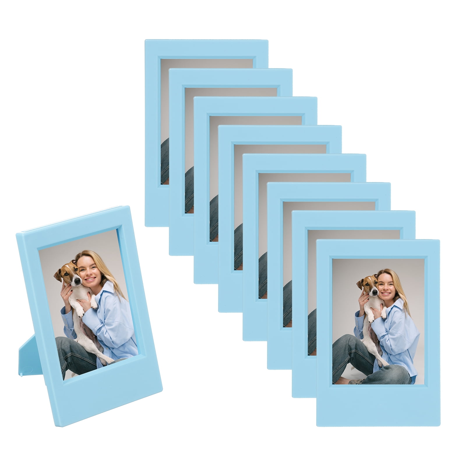 8pcs Mini Picture Frames, 2.4 x 3.6 Inch Rectangular Film Photo Frame ...