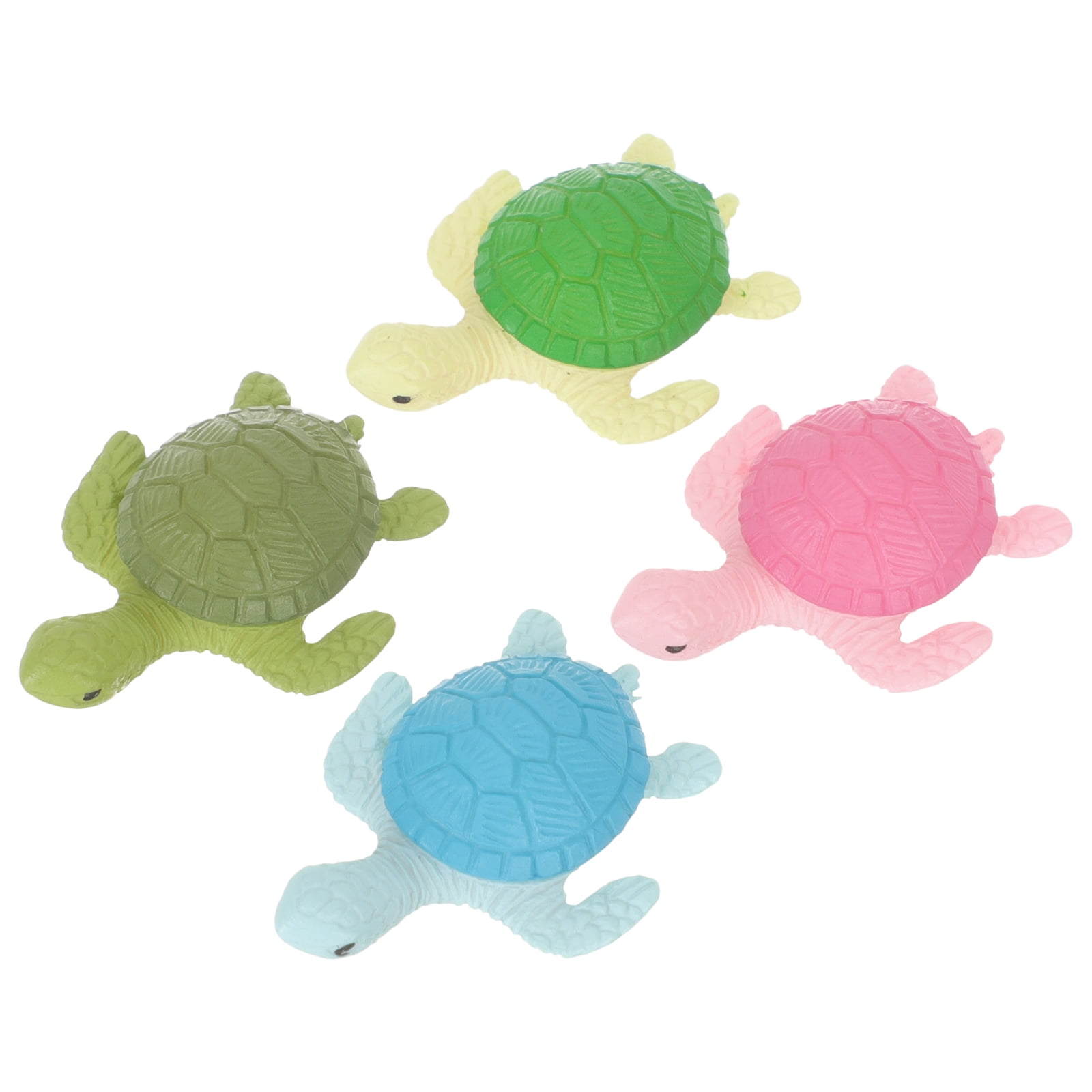 8pcs Mini Turtle Figurines Tiny Sea Turtles Miniature Animals Moss ...