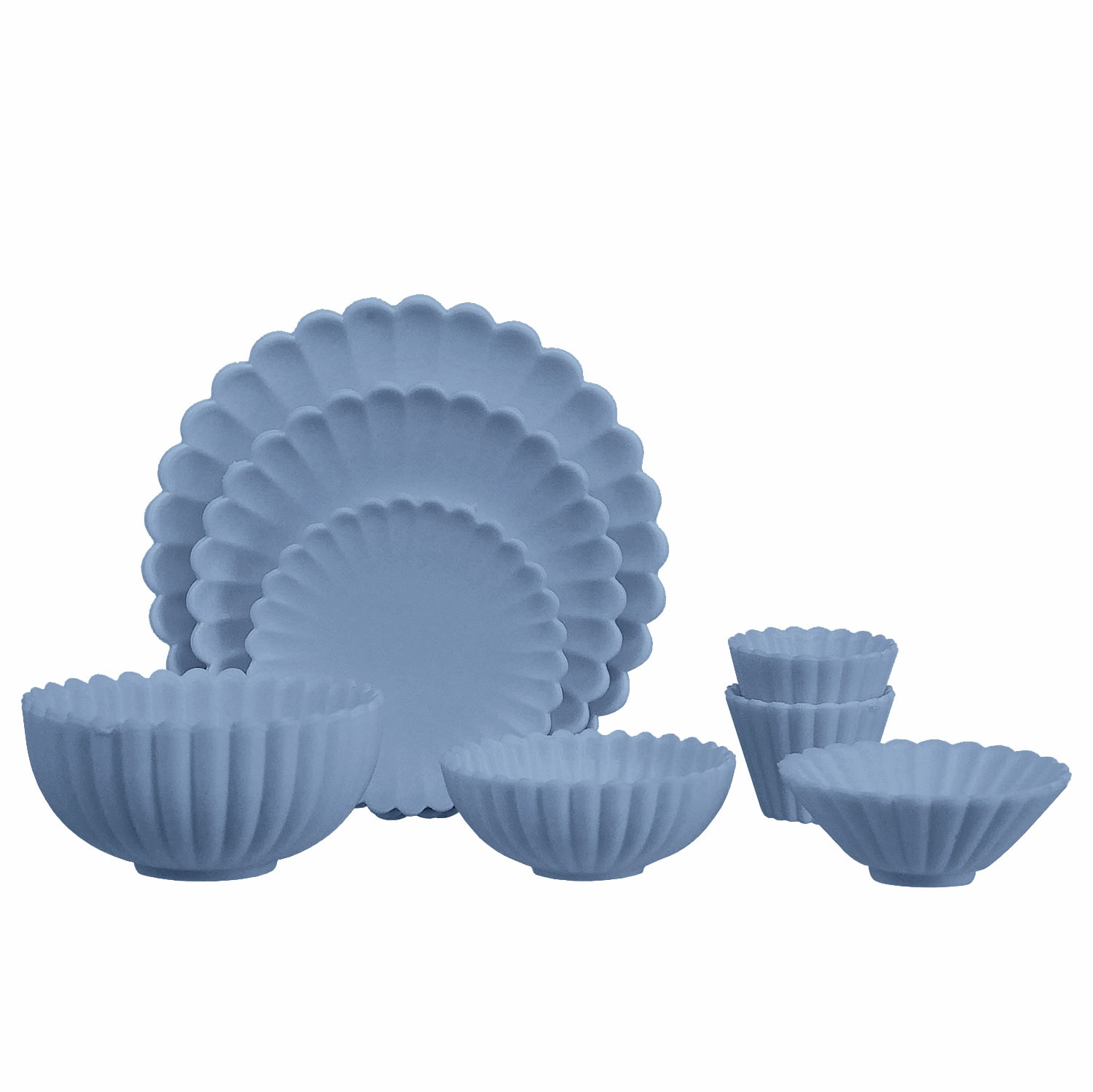 8pcs Miniature Tableware Tiny House Dinnerware Mini Cup Plate Bowls ...