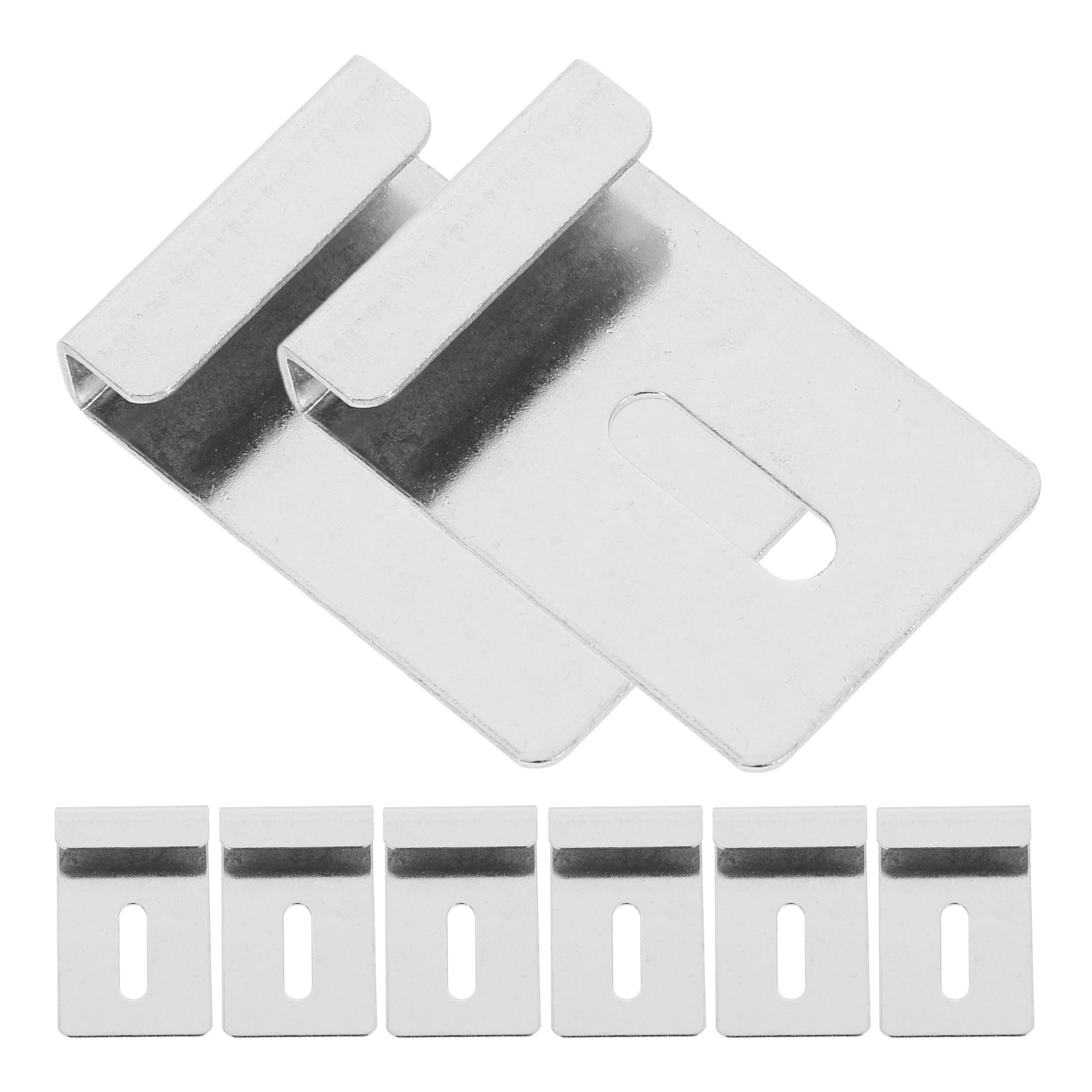8pcs Mirror Mounting Clips Wall-Mounted Mirrors Bracket Glass Clips ...
