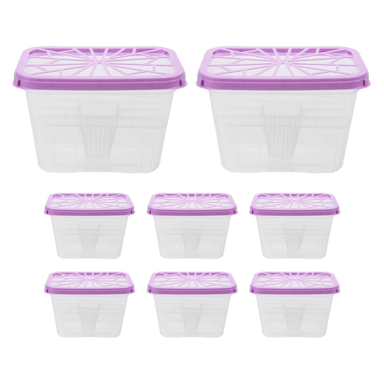 8pcs Moisture Absorber Box: Empty Plastic Container - Effective Water ...