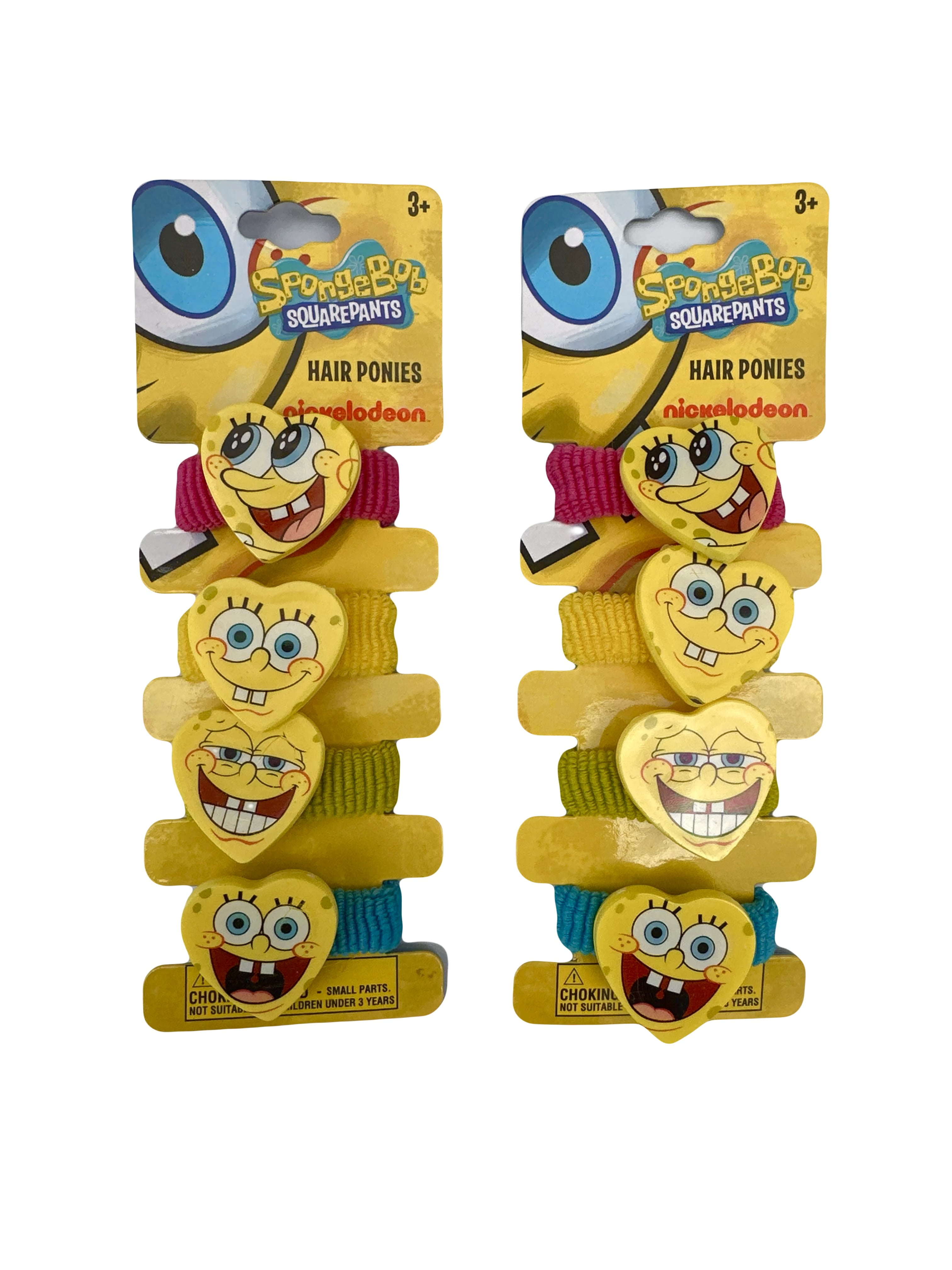 8pcs Nick Jr Spongebob Hiar Ponies Set - Emoji Girls Hair Ponies Pack ...