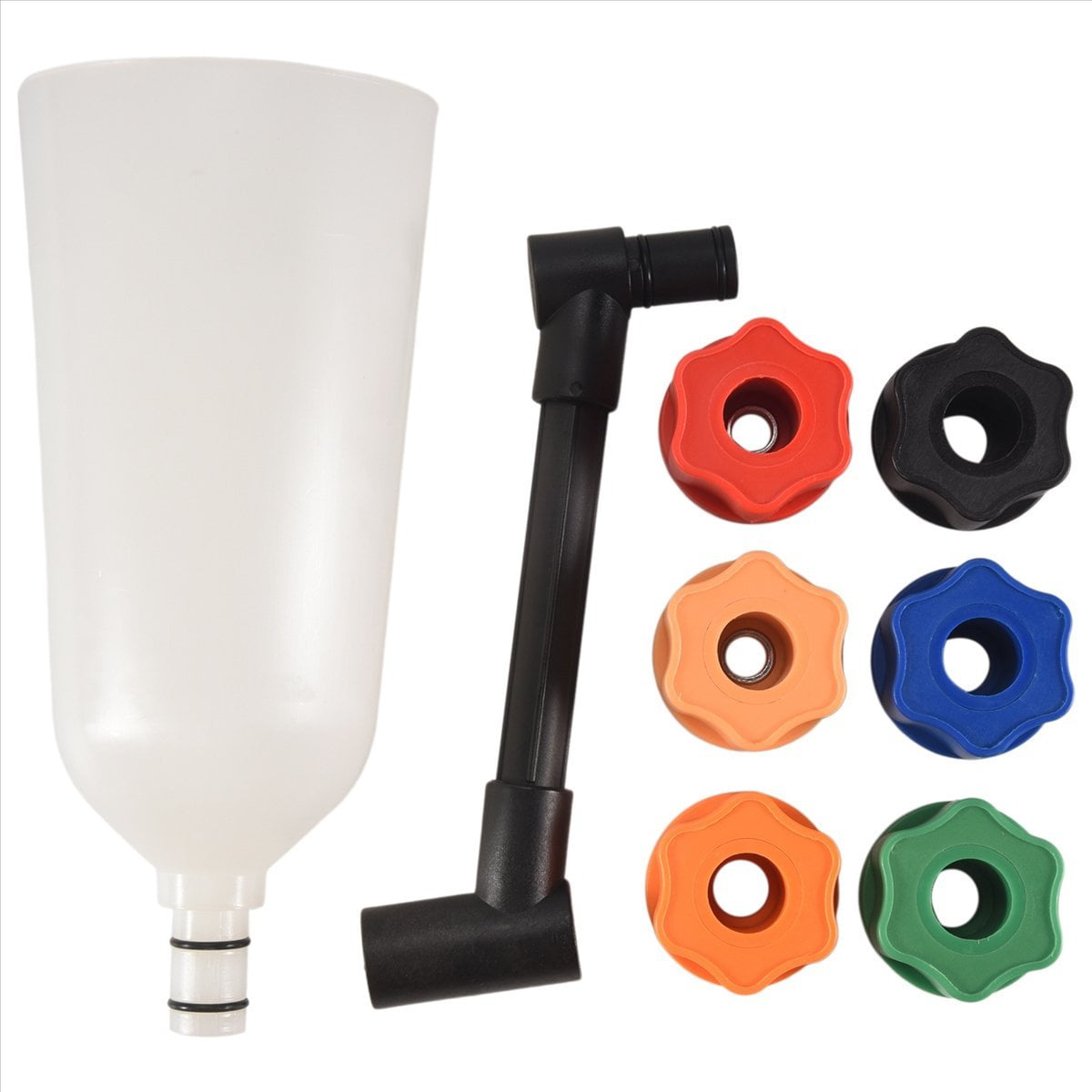 8pcs Oil Funnel Filling Kit With 6 Adapters Automotive Tool For Car ...