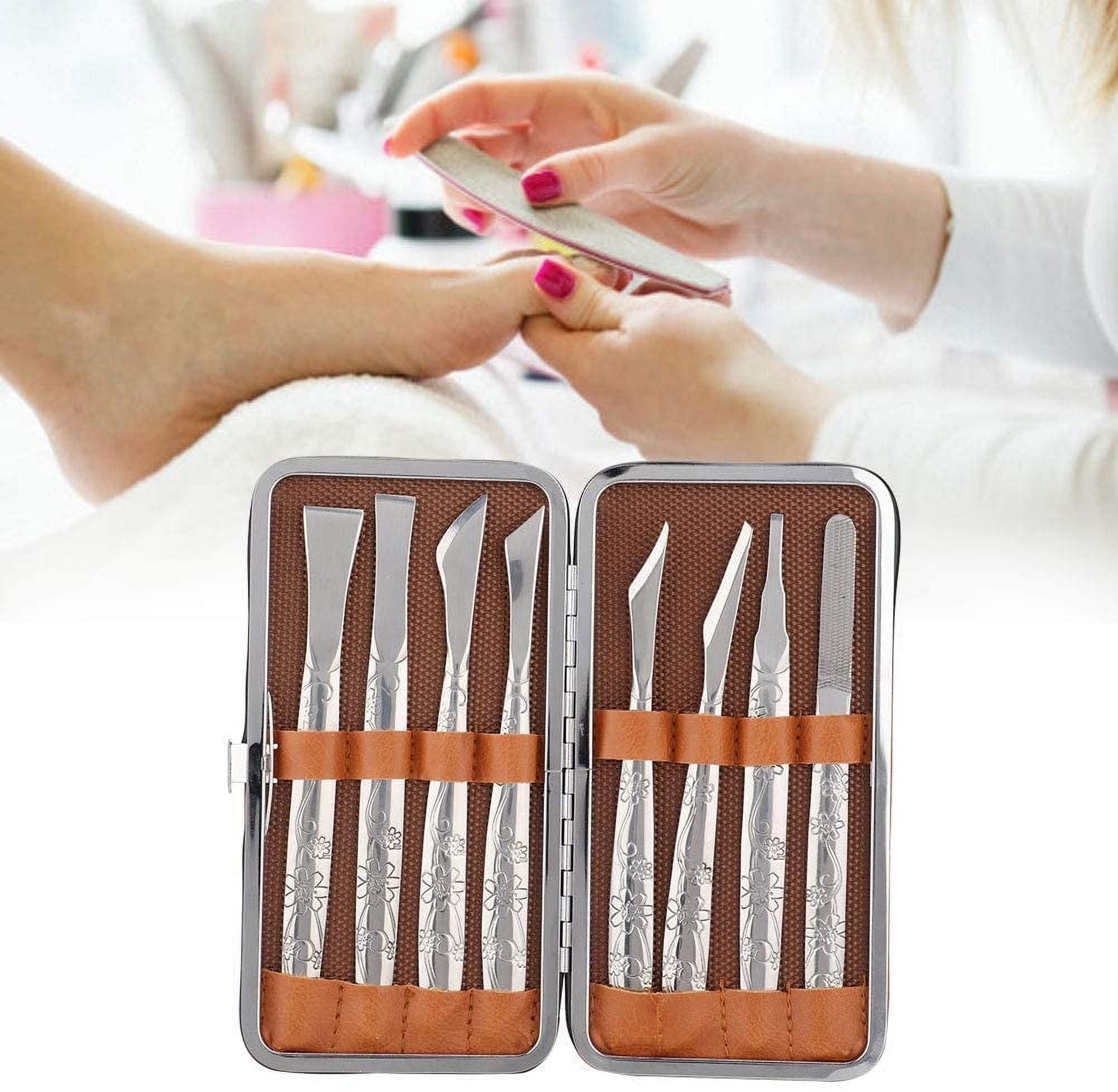8pcs Pedicure Knife Kit Flat Ingrown Toenail Foot Corn Nails Shaver ...