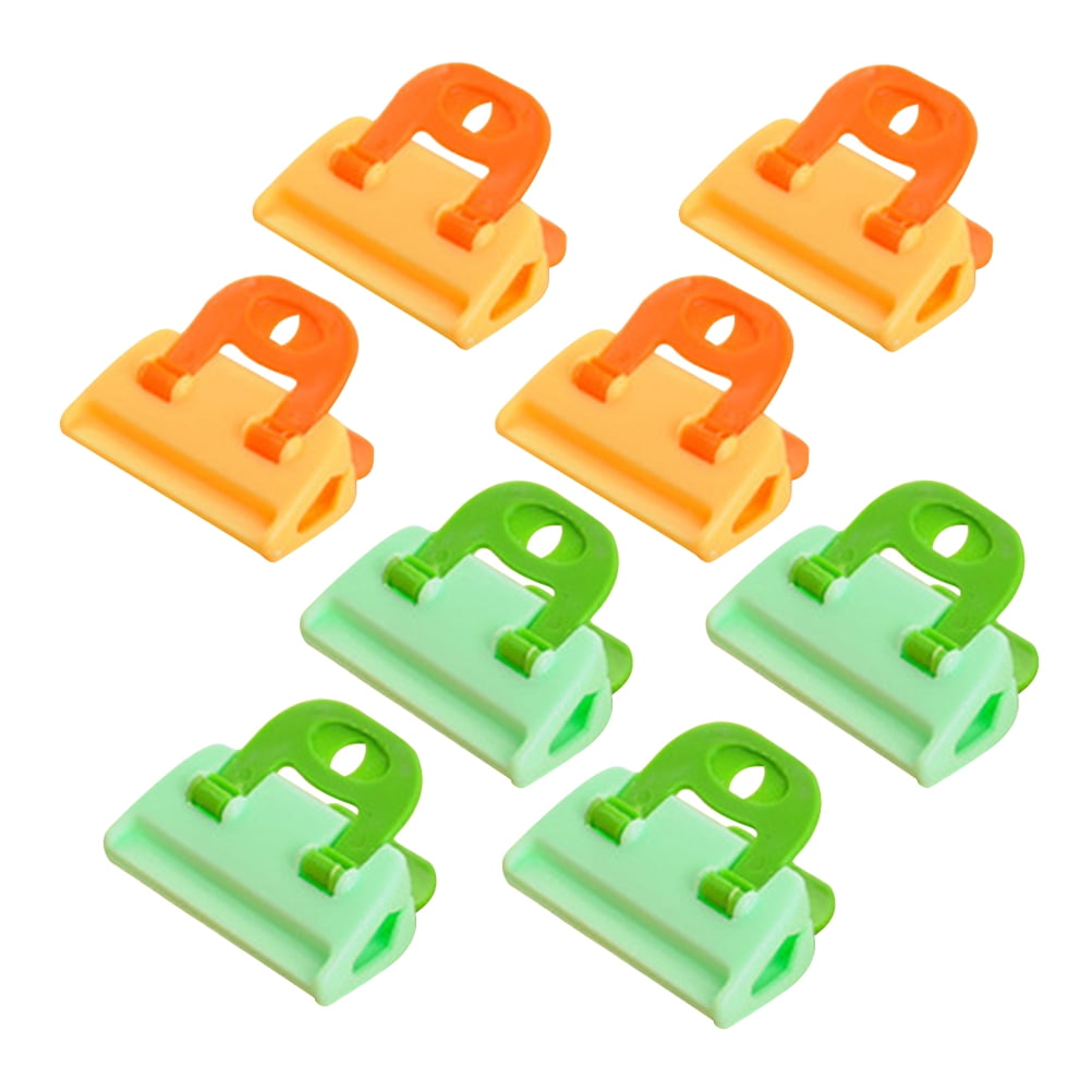 8pcs Plastic Bag Clips Sealing Clips for Snack Opened and Leftover Food ...