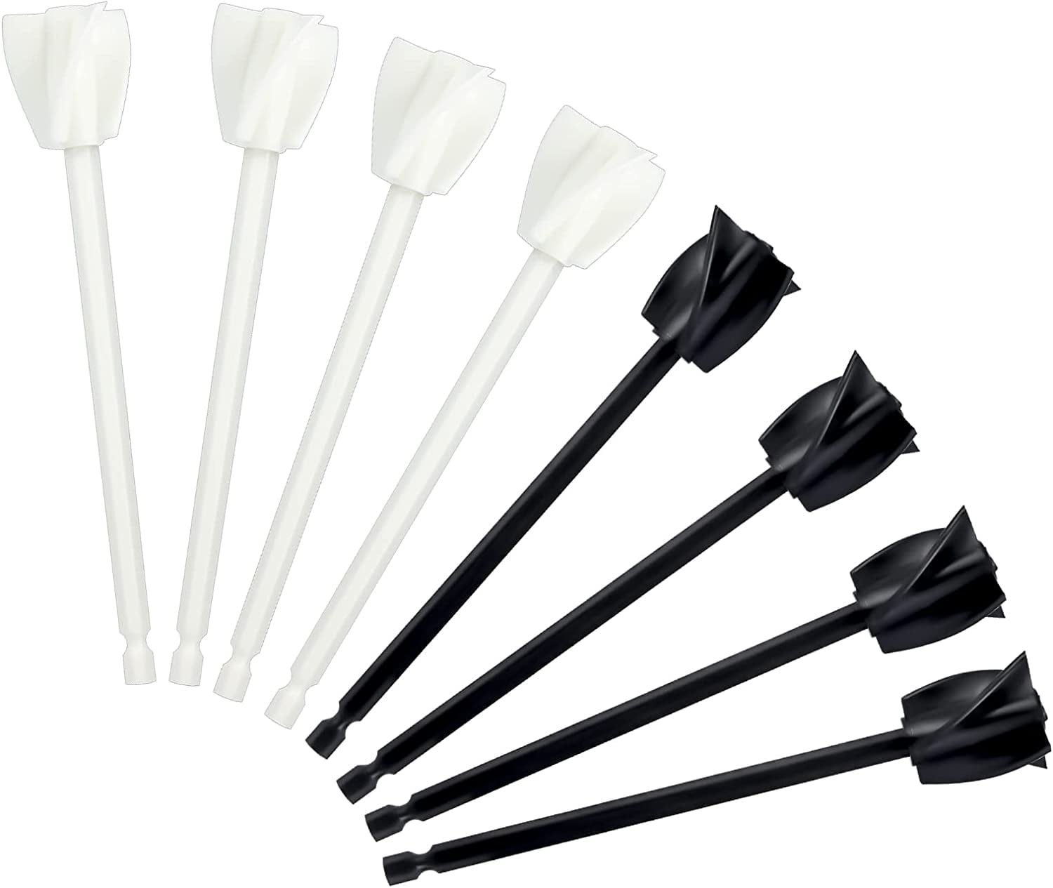 8pcs Plastic Paint Mixer, Reusable Epoxy Mixer Paddle Drill Paddle for ...