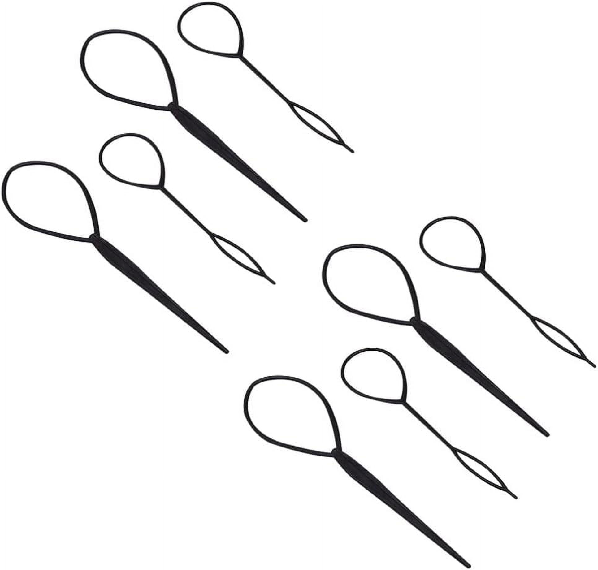 8pcs Plastic Topsy Pigtails Braid Black Women Pull Tail Ponytail Maker ...