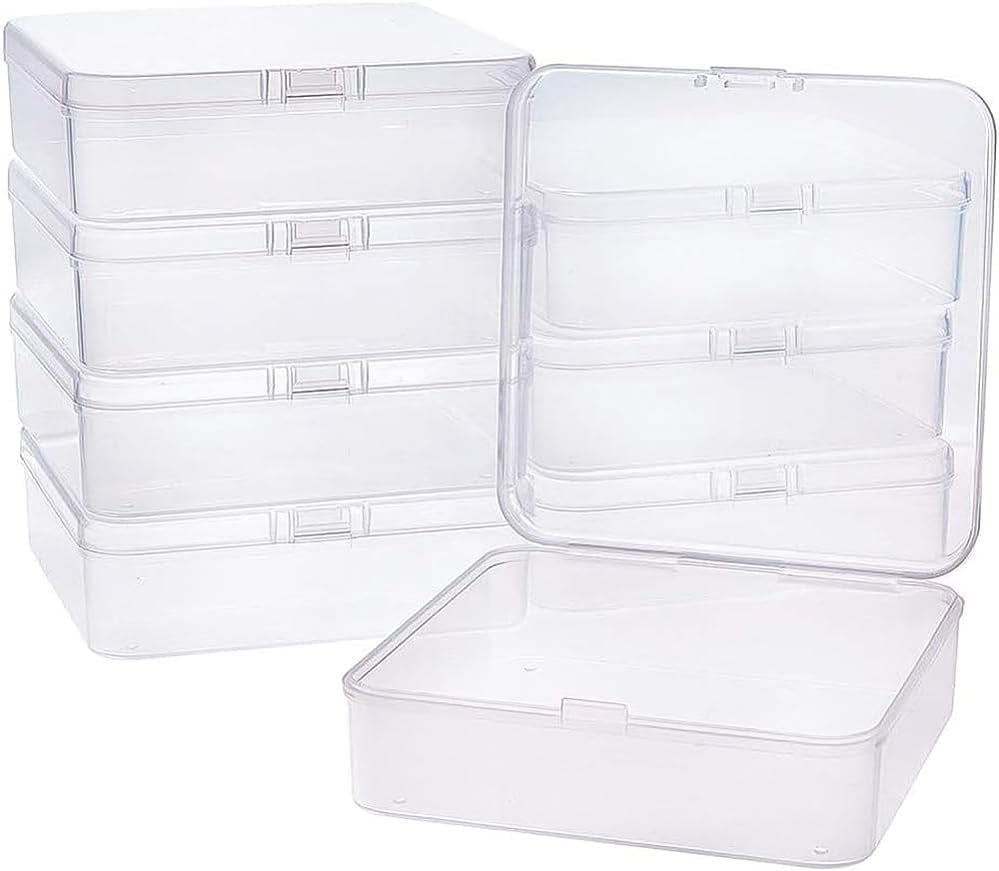 8pcs Polypropylene(PP) Plastic Boxes Bead Storage Containers with ...