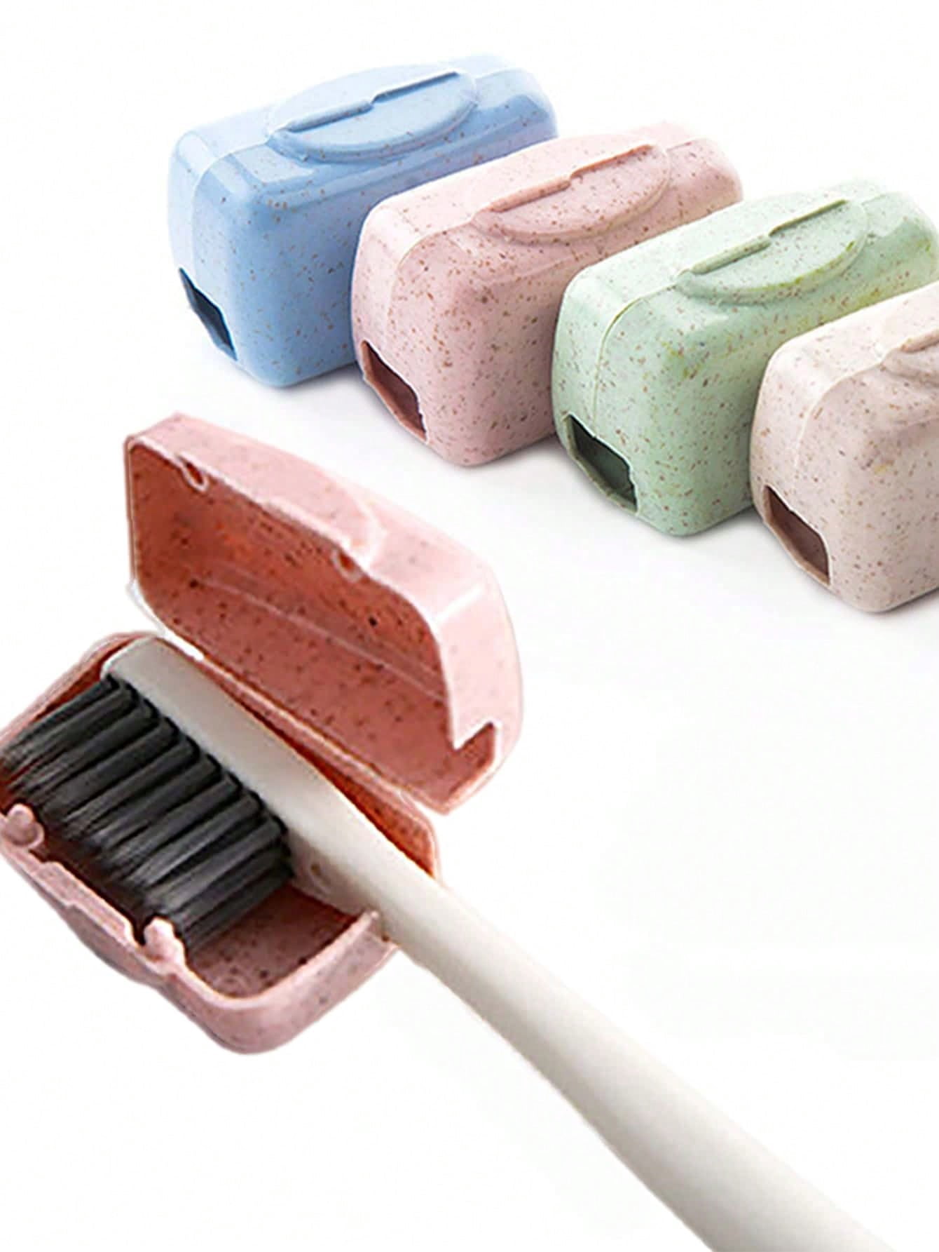8pcs Portable Toothbrush Covers - Travel Toothbrush Head Protective ...
