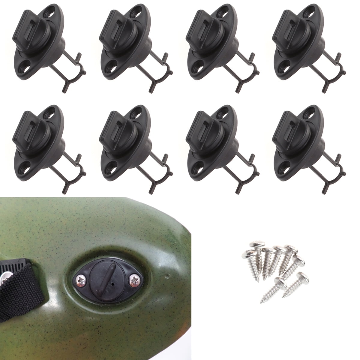 8pcs Portable Universal Kayak Drain Plug Set Canoe Drain Holes Stopper ...