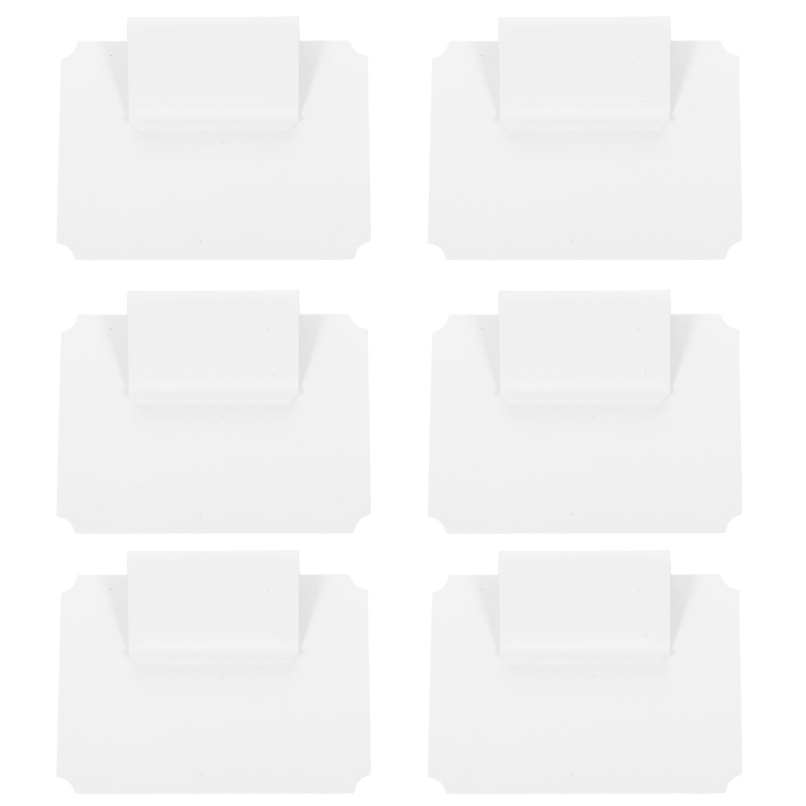 Raindrops 8Pcs Removable White Basket Label Holders for Display and ...