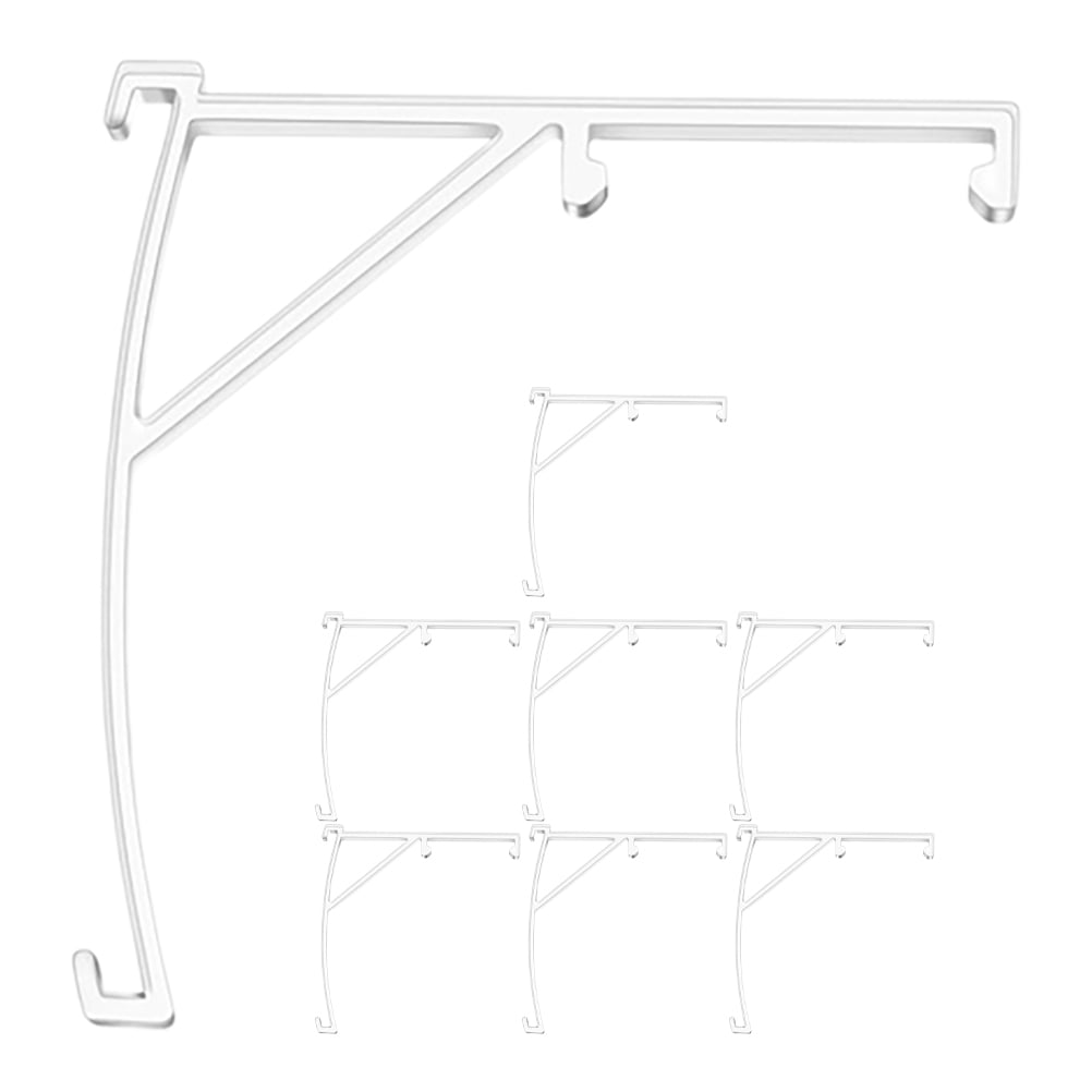 8 Pcs Venetian Blinds Shutters Curtain Clips Clamps Transparent ...