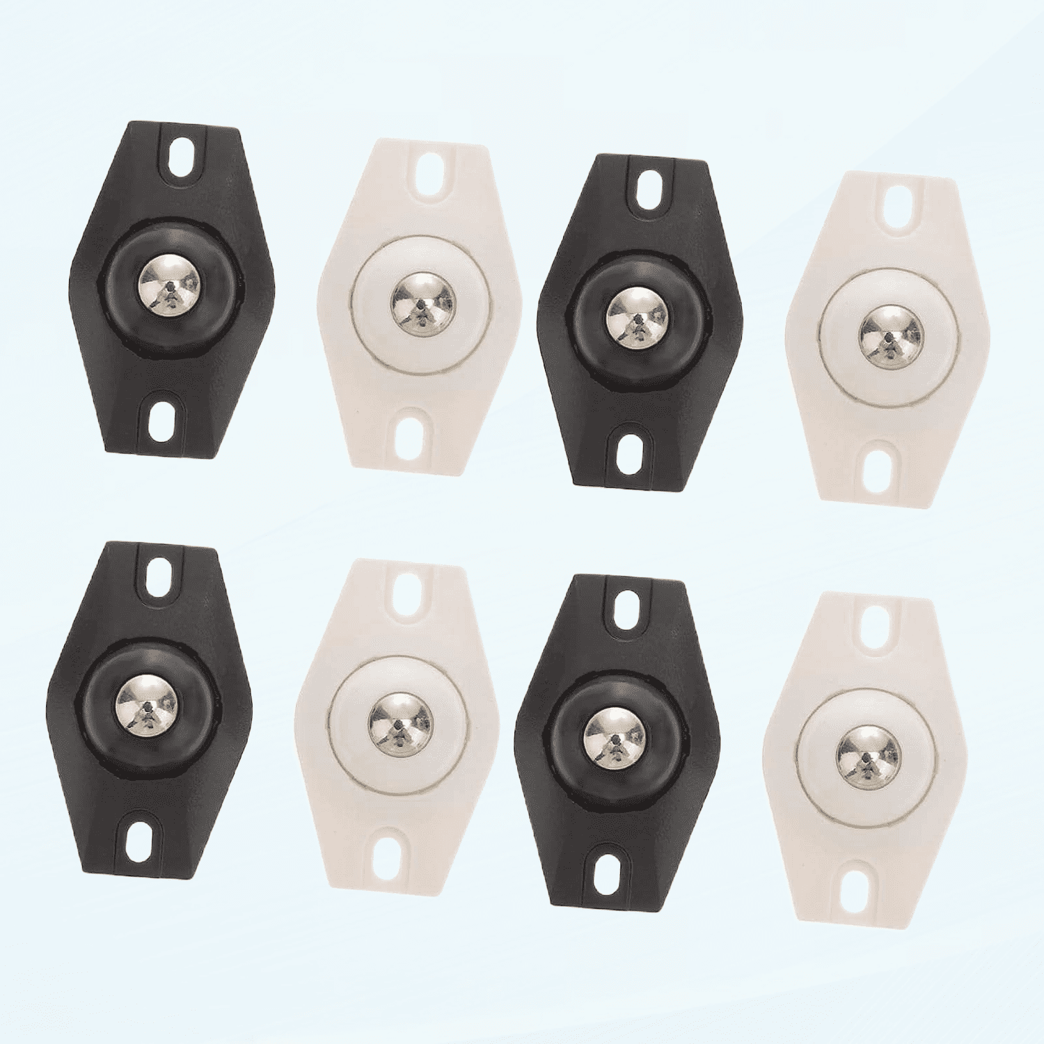 8pcs Roller Self Adhesive Casters Mini Furniture Mini Caster Wheels Toy ...