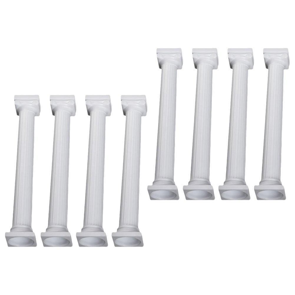 8pcs Roman Column Cake Stands Cake Tier Stacking Kits Cake Support Cake ...
